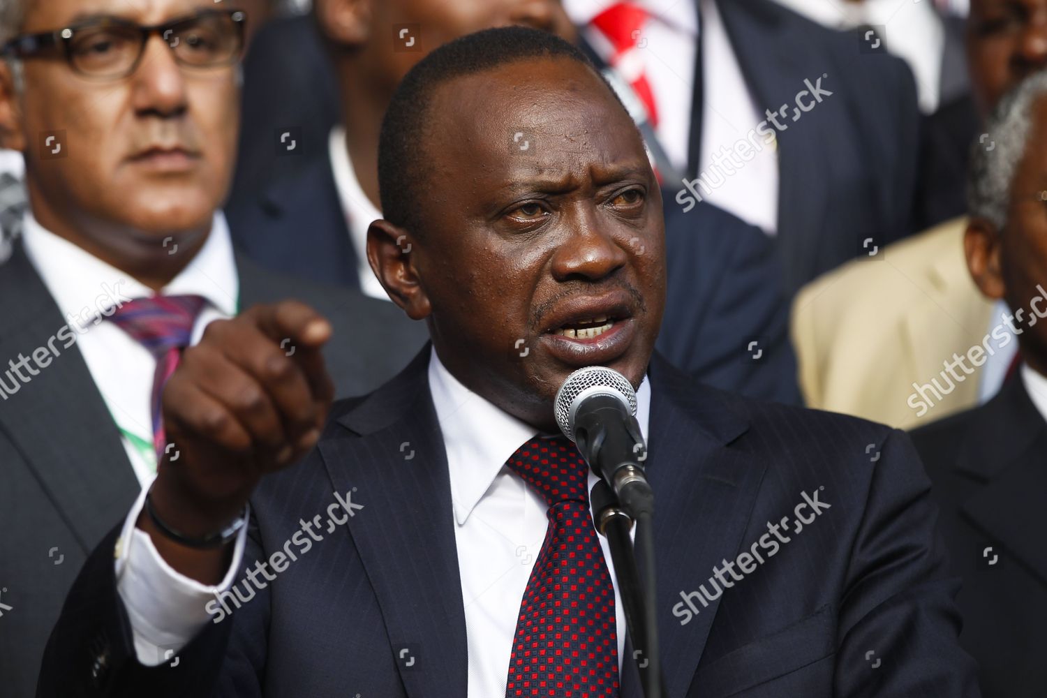 Kenyas Newly Elected President Uhuru Kenyatta Editorial Stock Photo ...
