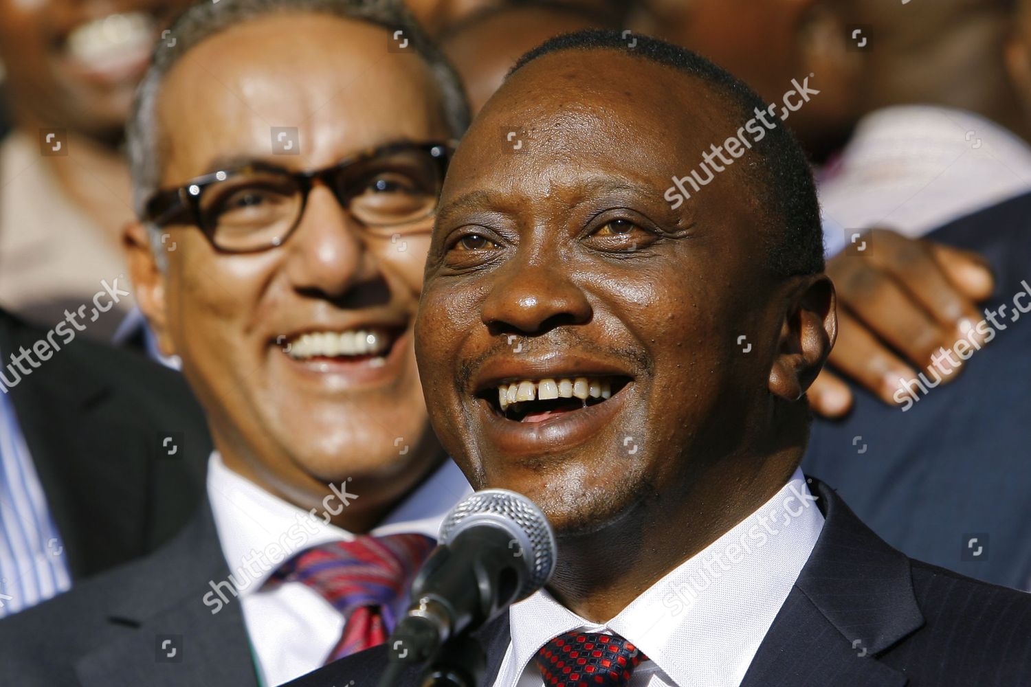 Kenyas Newly Elected President Uhuru Kenyatta Editorial Stock Photo ...