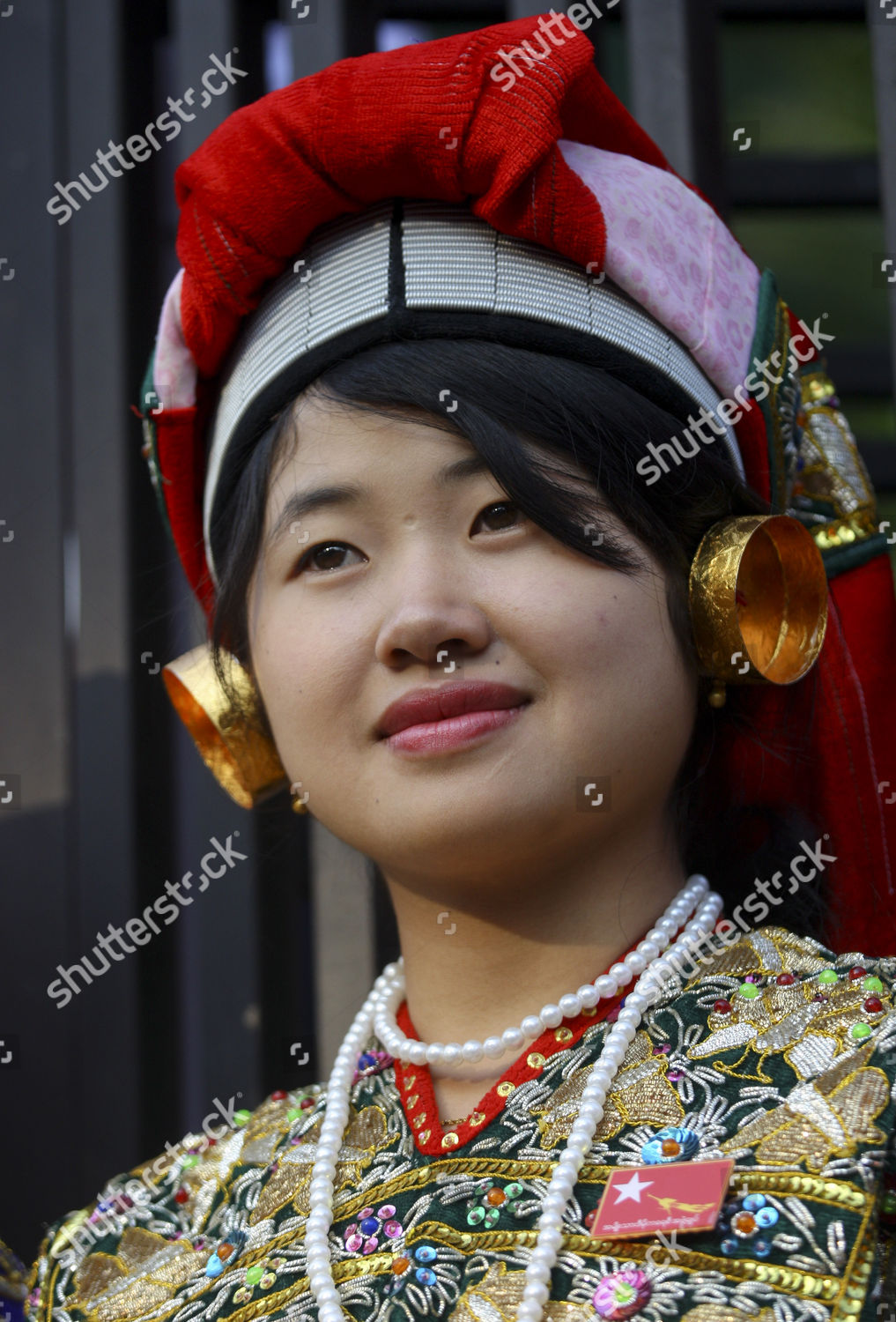Palaung Ethnic Girl Shan State Seen Editorial Stock Photo - Stock Image ...