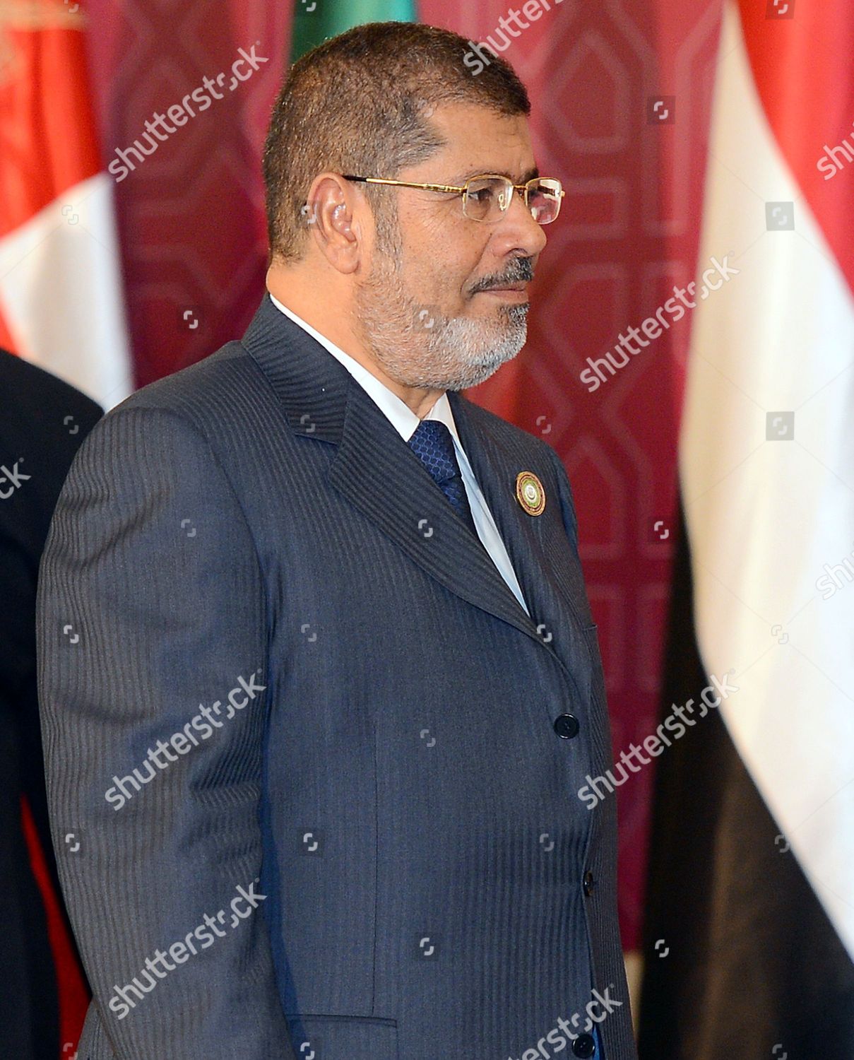 Egyptian President Mohamed Morsi Arrives Opening Editorial Stock Photo ...