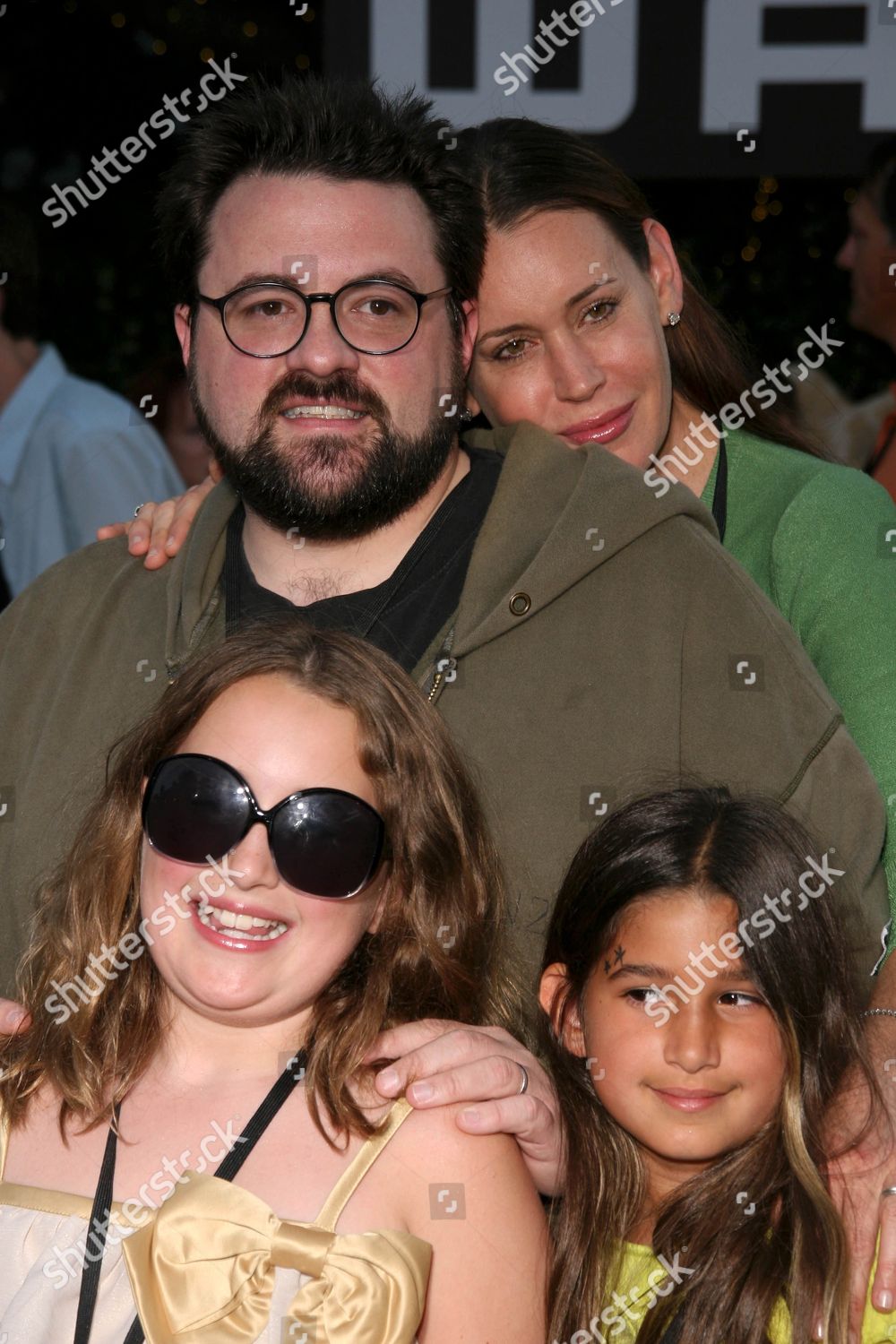 Kevin Smith Jennifer Schwalbach Smith Family Editorial Stock Photo ...
