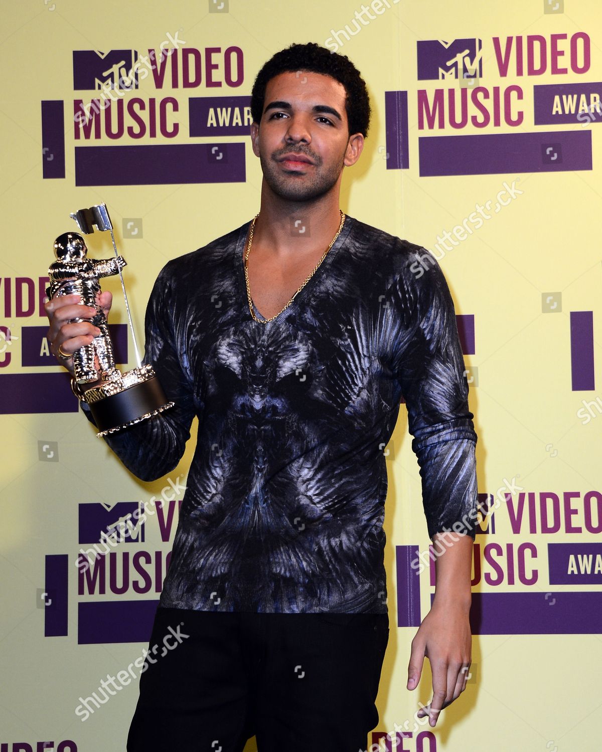 Us Singer Drake Poses His Award Editorial Stock Photo - Stock Image ...