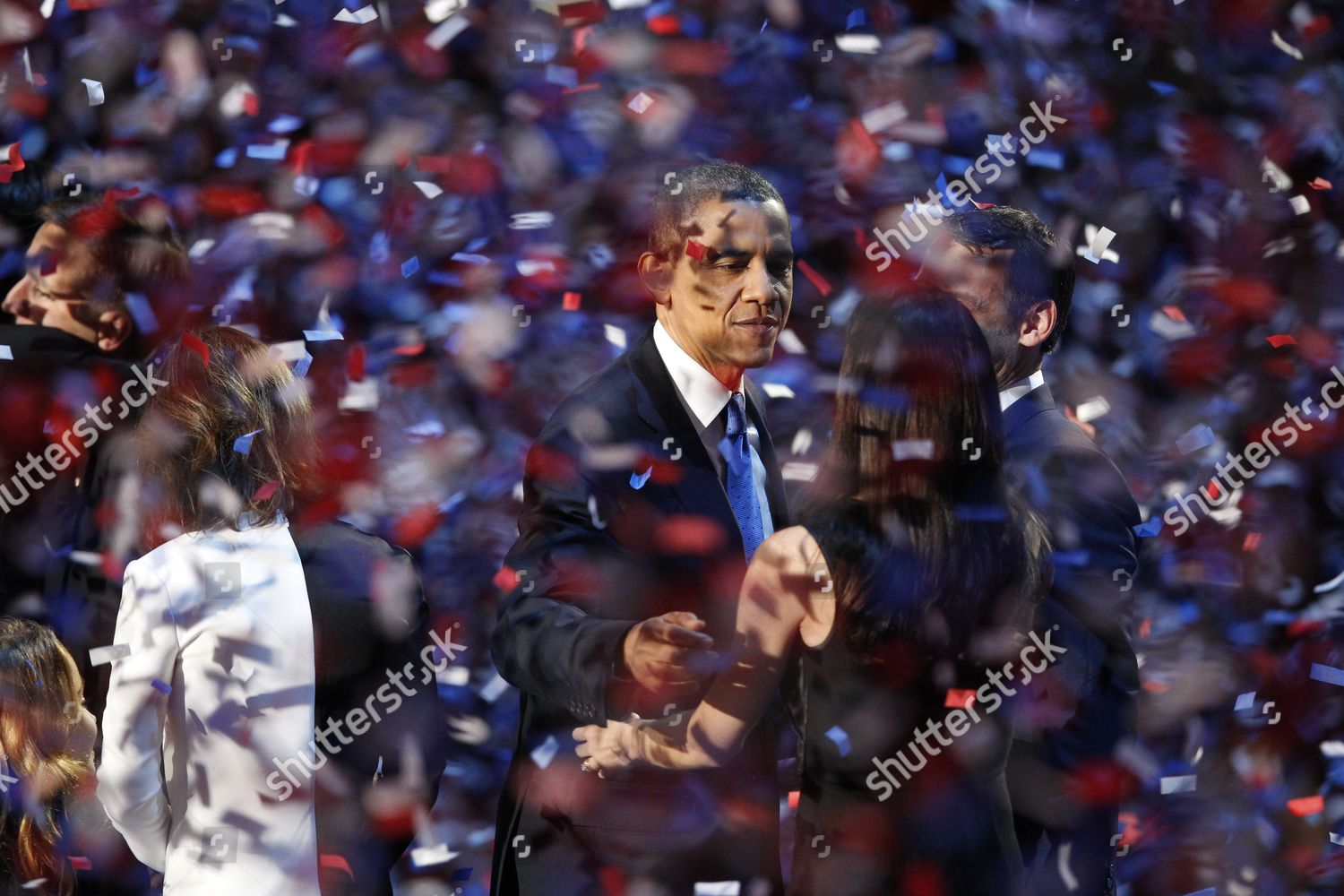 Us President Barack Obama C Celebrates Editorial Stock Photo - Stock ...