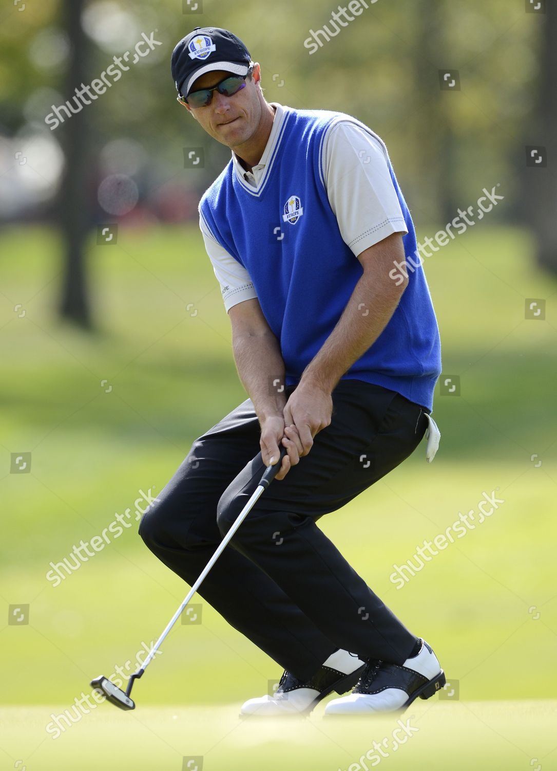 Team Europes Nicolas Colsaerts Belgium Reacts Editorial Stock Photo ...