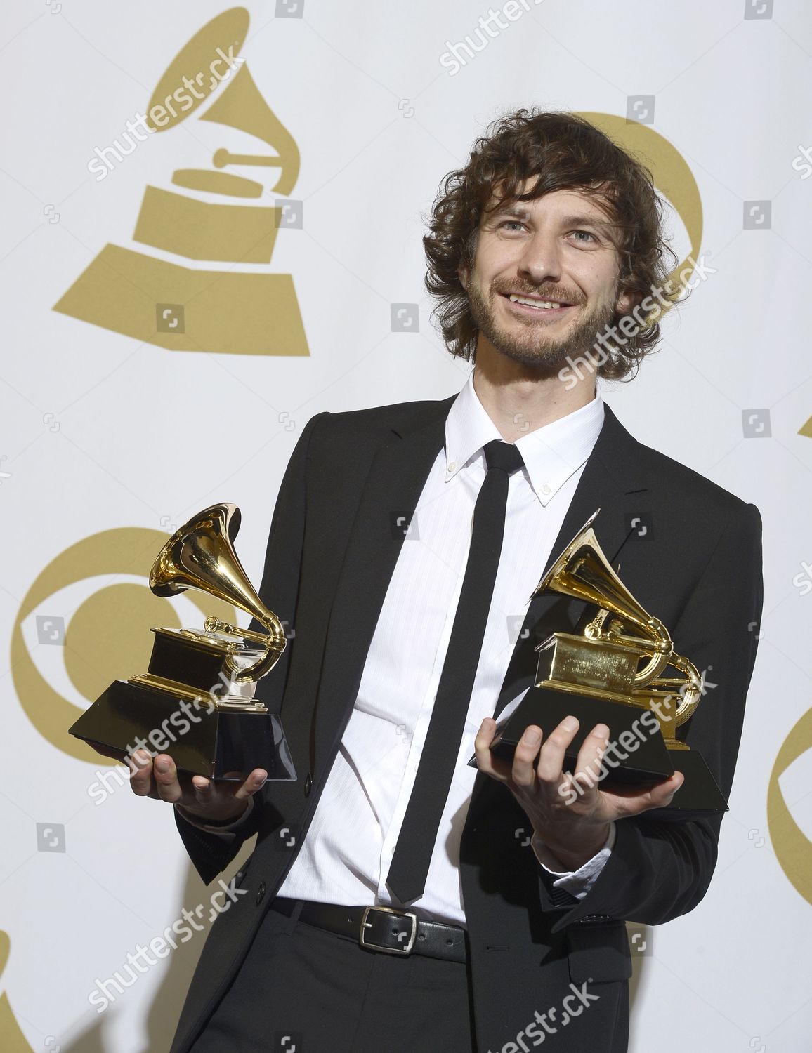Belgianaustralian Musician Gotye Holds His Awards Editorial Stock Photo ...