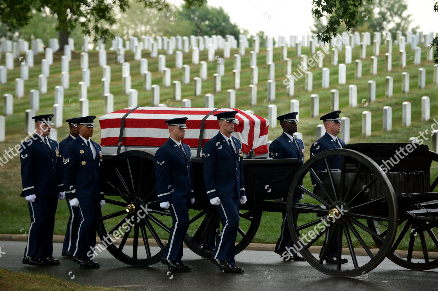 Casket Team Us Air Force Place Editorial Stock Photo - Stock Image ...