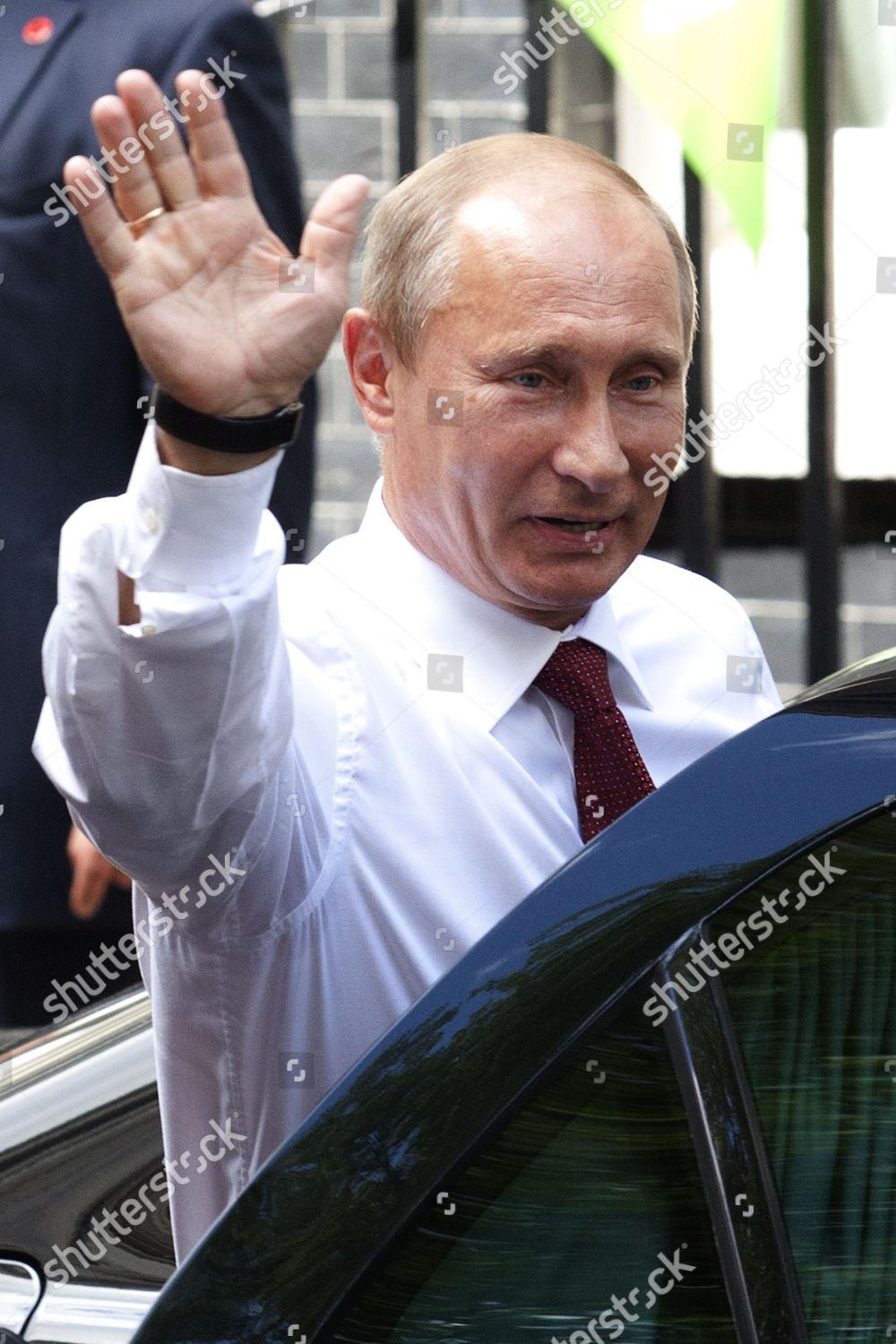 Russian President Vladimir Putin Waves Press Editorial Stock Photo ...