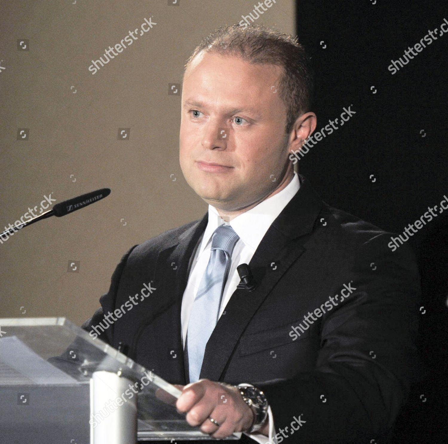 Dr Joseph Muscat Leader Maltese Labour Editorial Stock Photo - Stock ...
