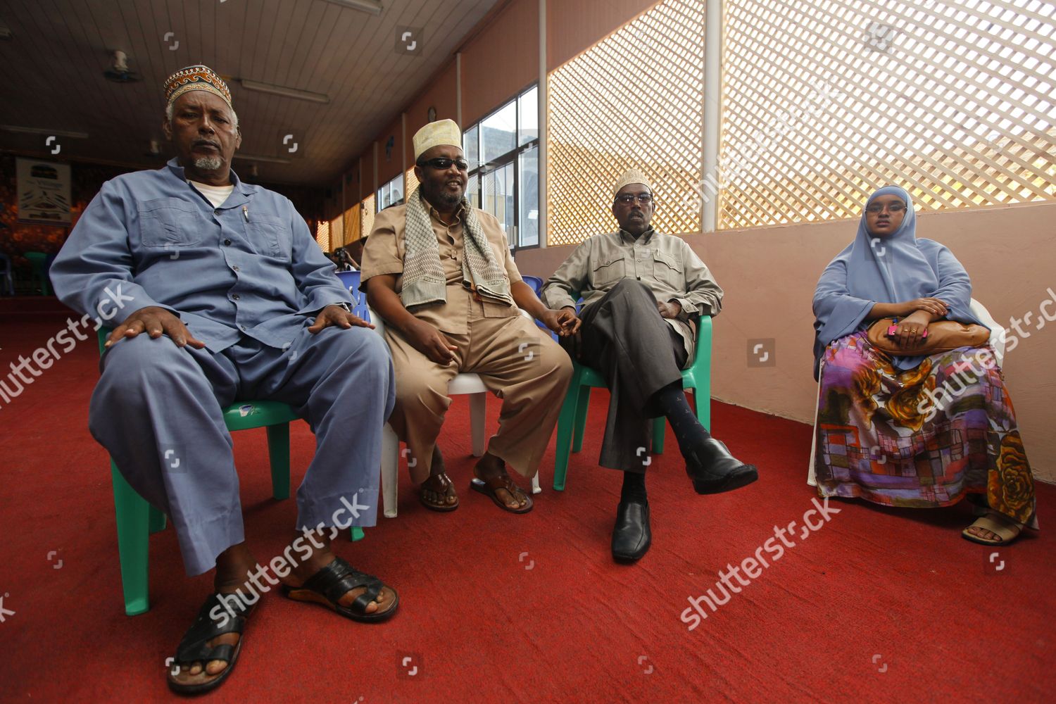 SOMALI ELDERS THEIR INTERPRETER R SEEN Editorial Stock Photo - Stock ...