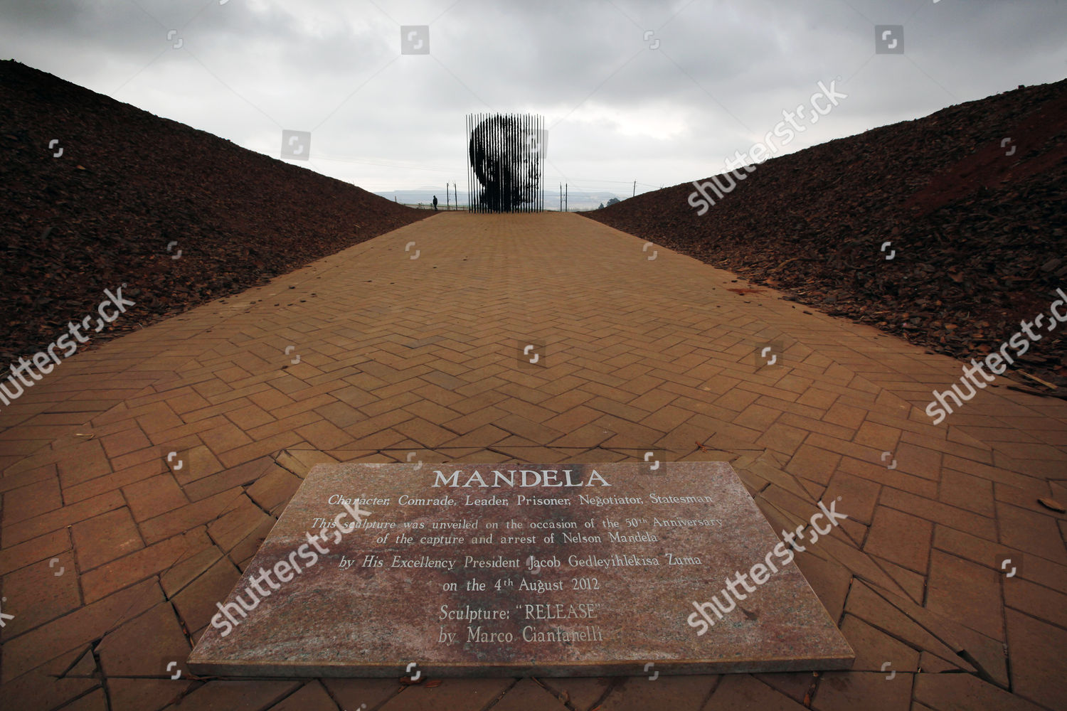 Plaque Shows Newly Erected Nelson Mandela Editorial Stock Photo - Stock ...