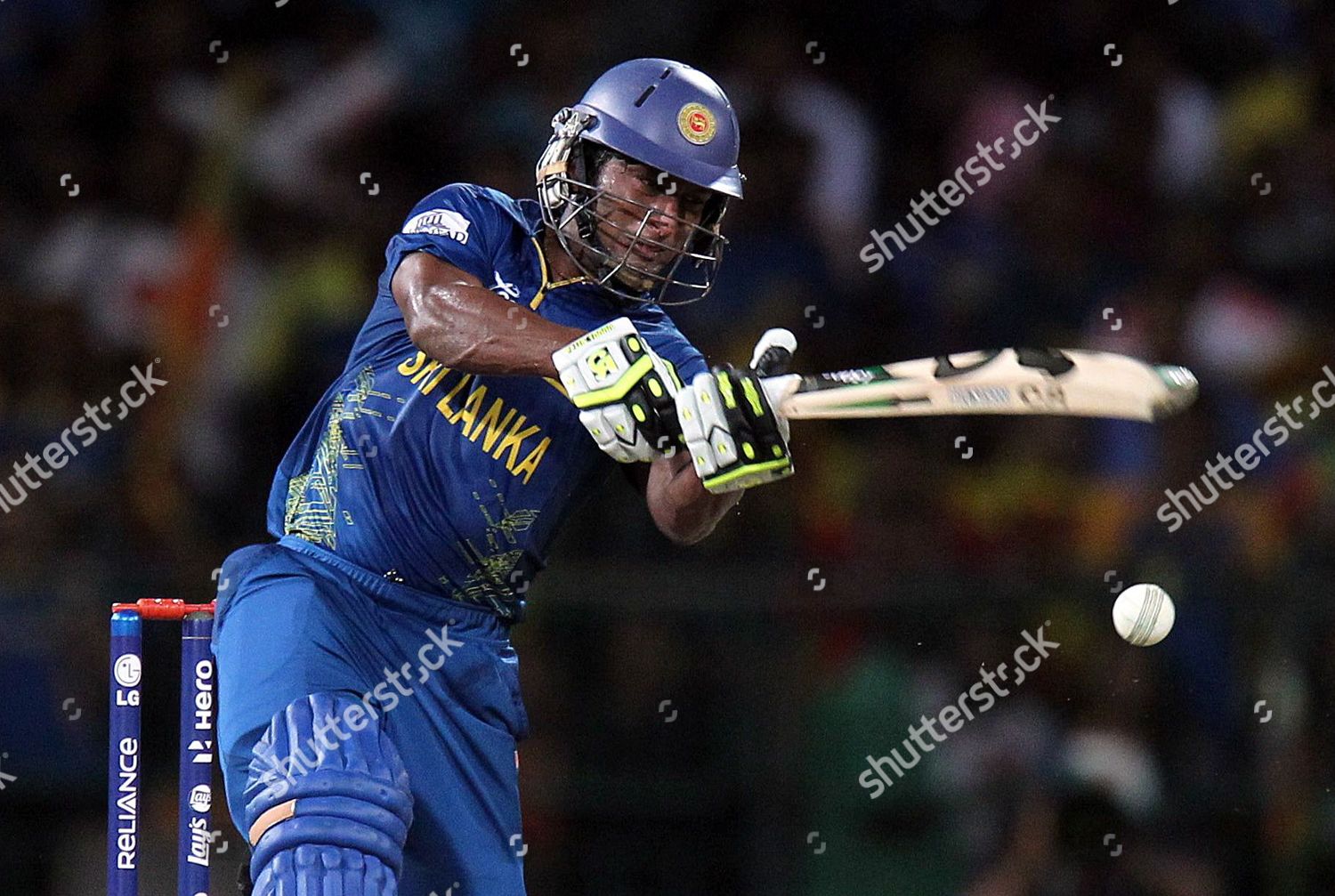 Sri Lankan Batsman Jeevan Mendis Plays Editorial Stock Photo - Stock ...
