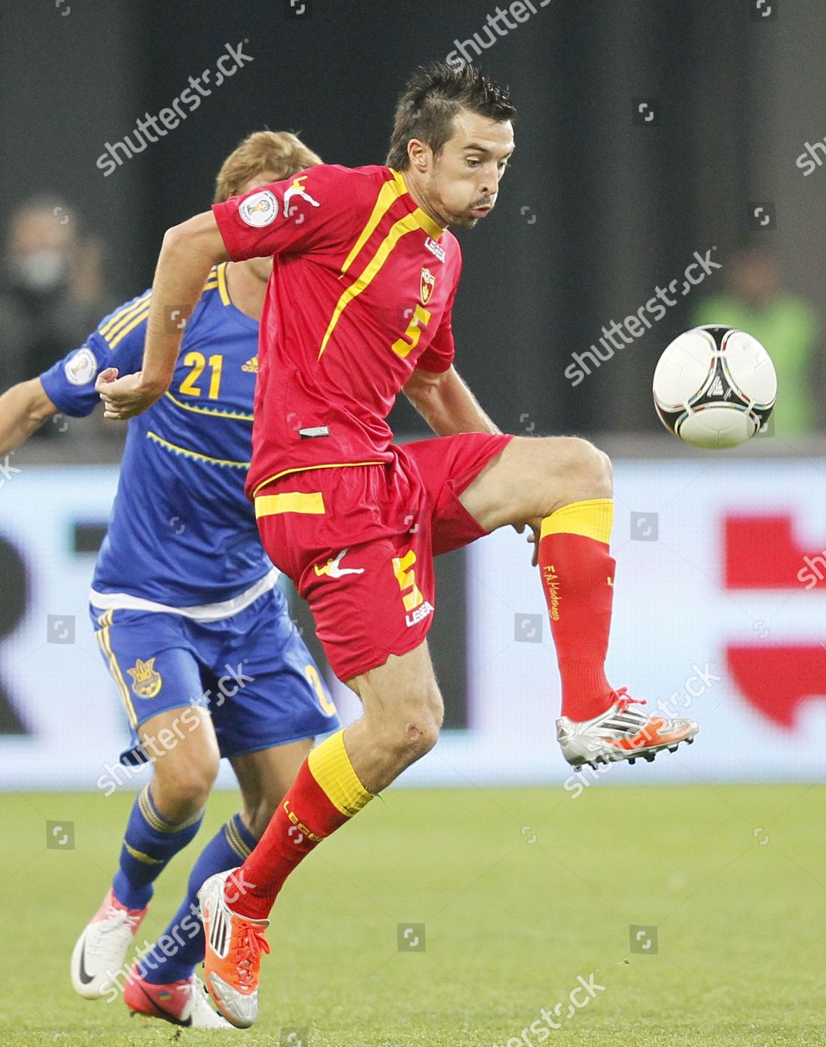 Vladimir Volkov Front Montenegro During Fifa Editorial Stock Photo ...