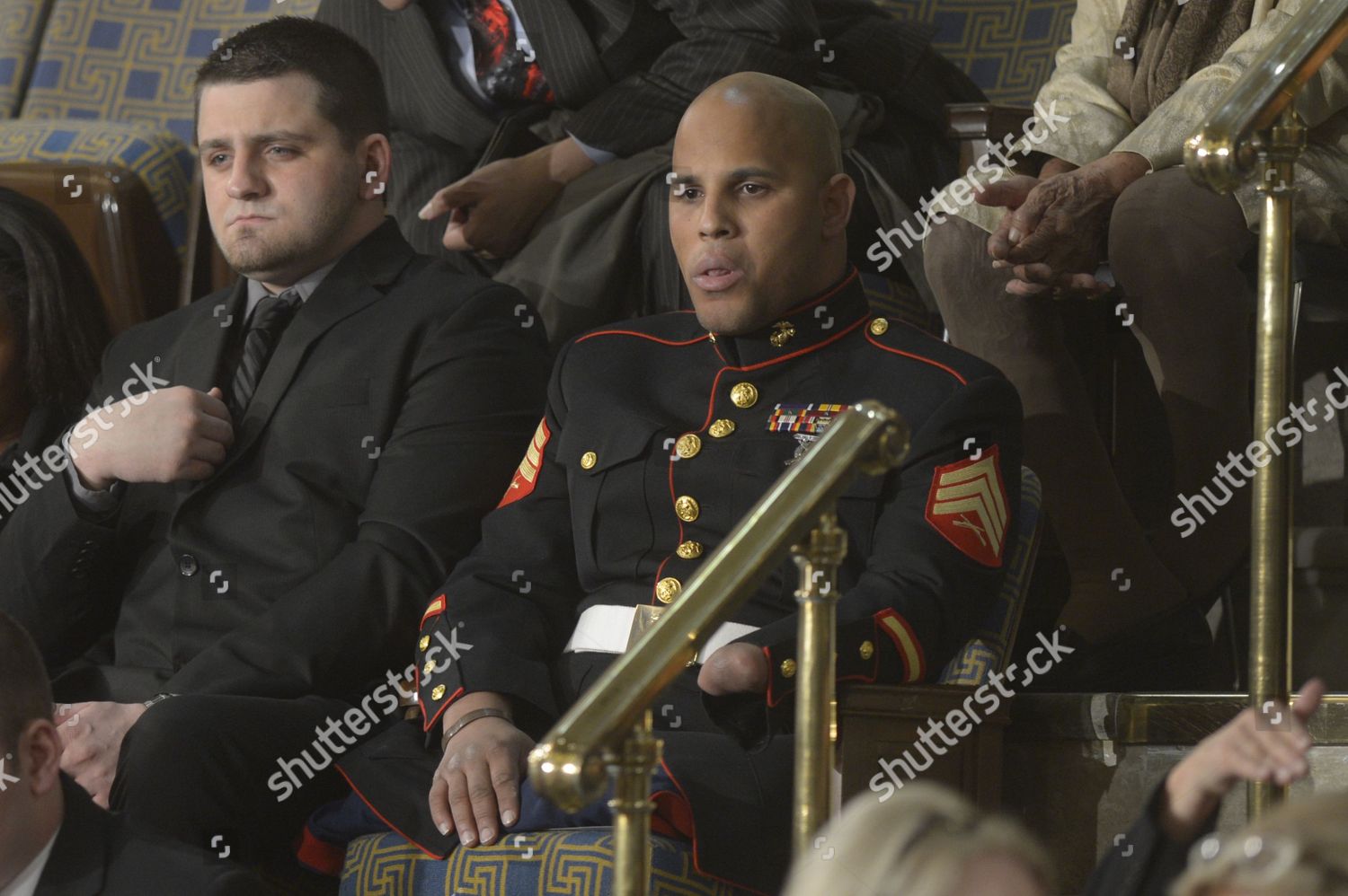 Us Marine Corps Sergeant Carlos Evans Editorial Stock Photo - Stock ...