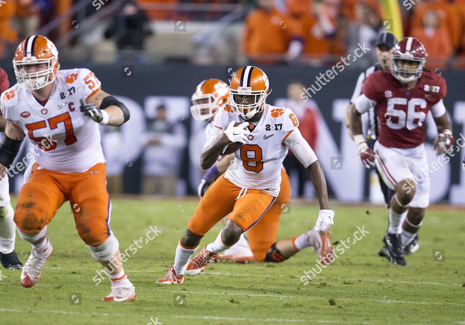Clemson Wide Receiver Deon Cain 8 Editorial Stock Photo - Stock Image ...
