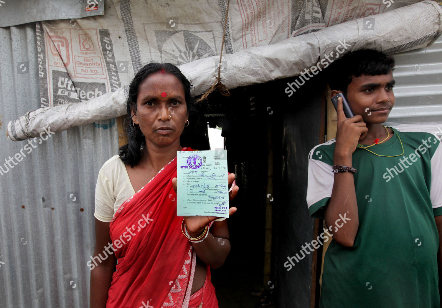 Below Poverty Line Bpl Family Member Editorial Stock Photo - Stock ...