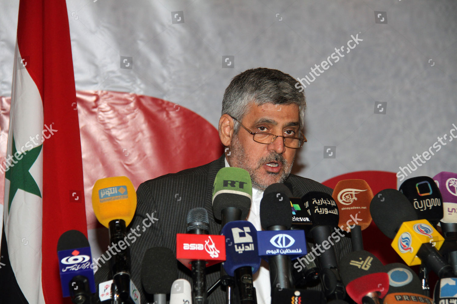 Iranian Ambassador Damascus Mohammad Riza Shibani Editorial Stock Photo ...