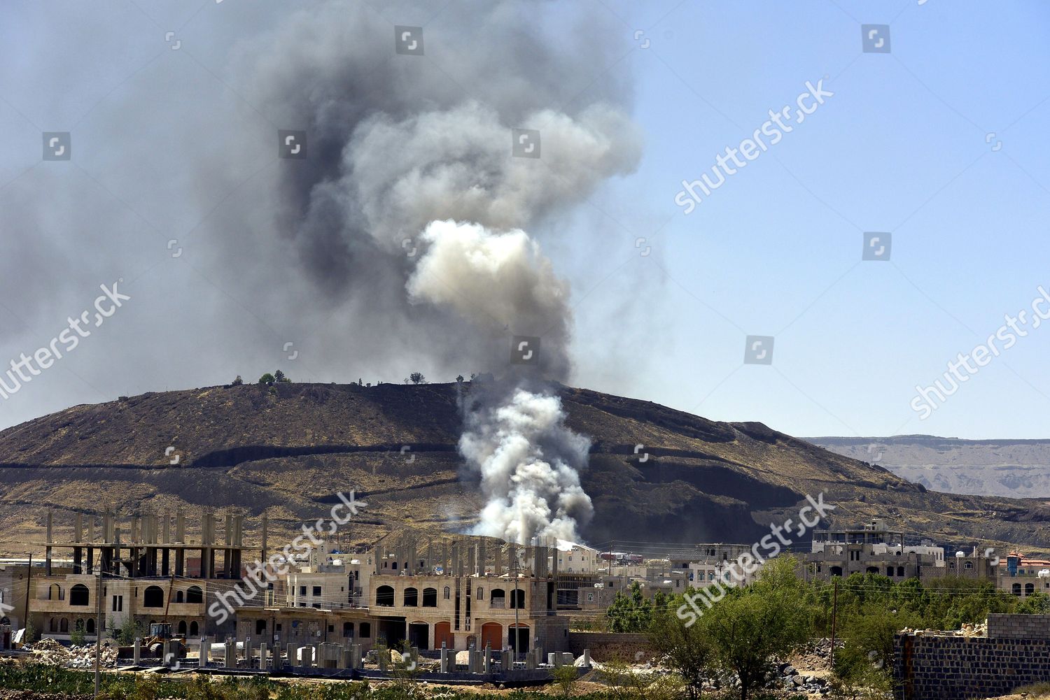 Pall Smoke Rises Skywards Weapons Storage Editorial Stock Photo - Stock ...