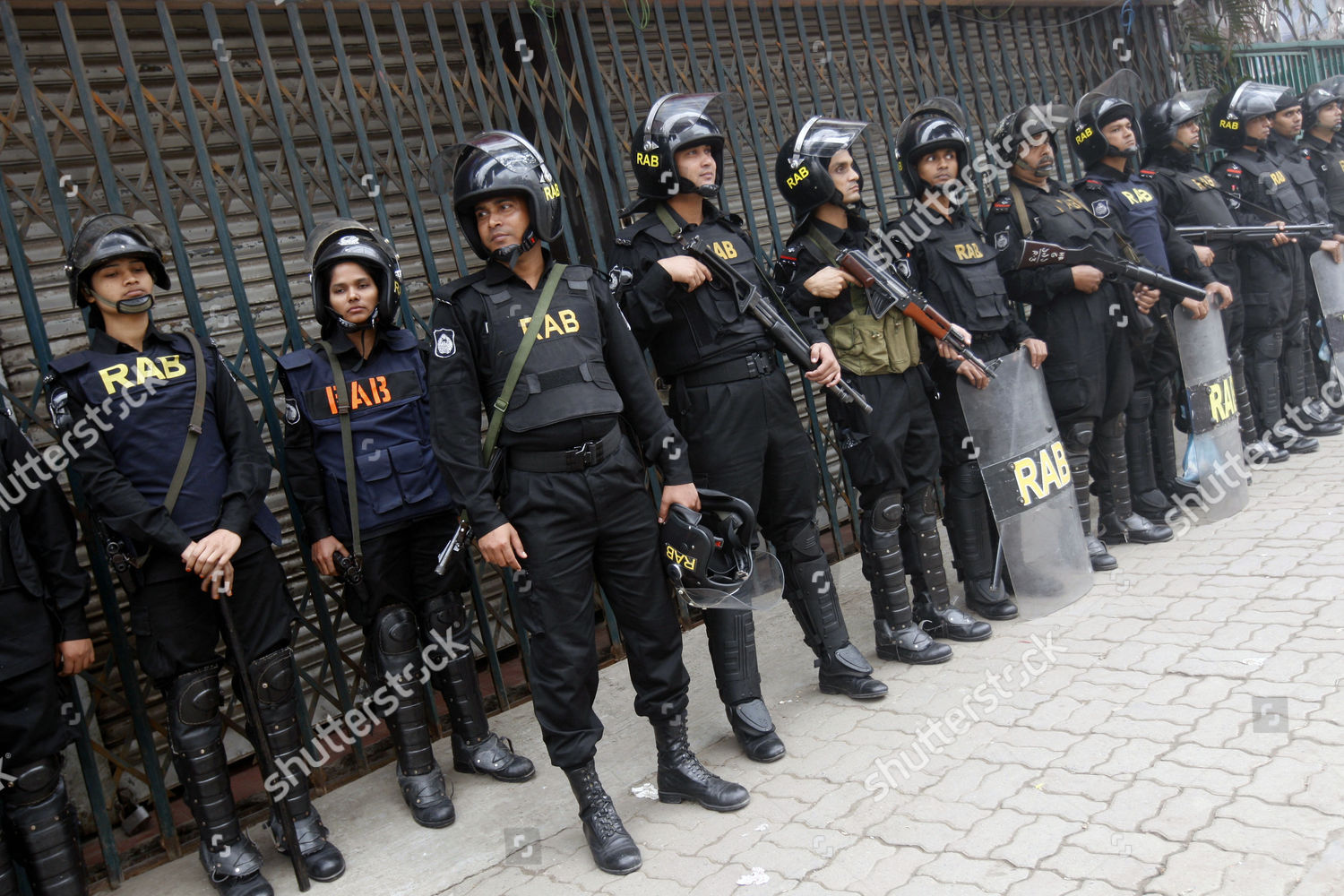 Bangladeshi Officers Rapid Action Battalion Rab Editorial Stock Photo ...