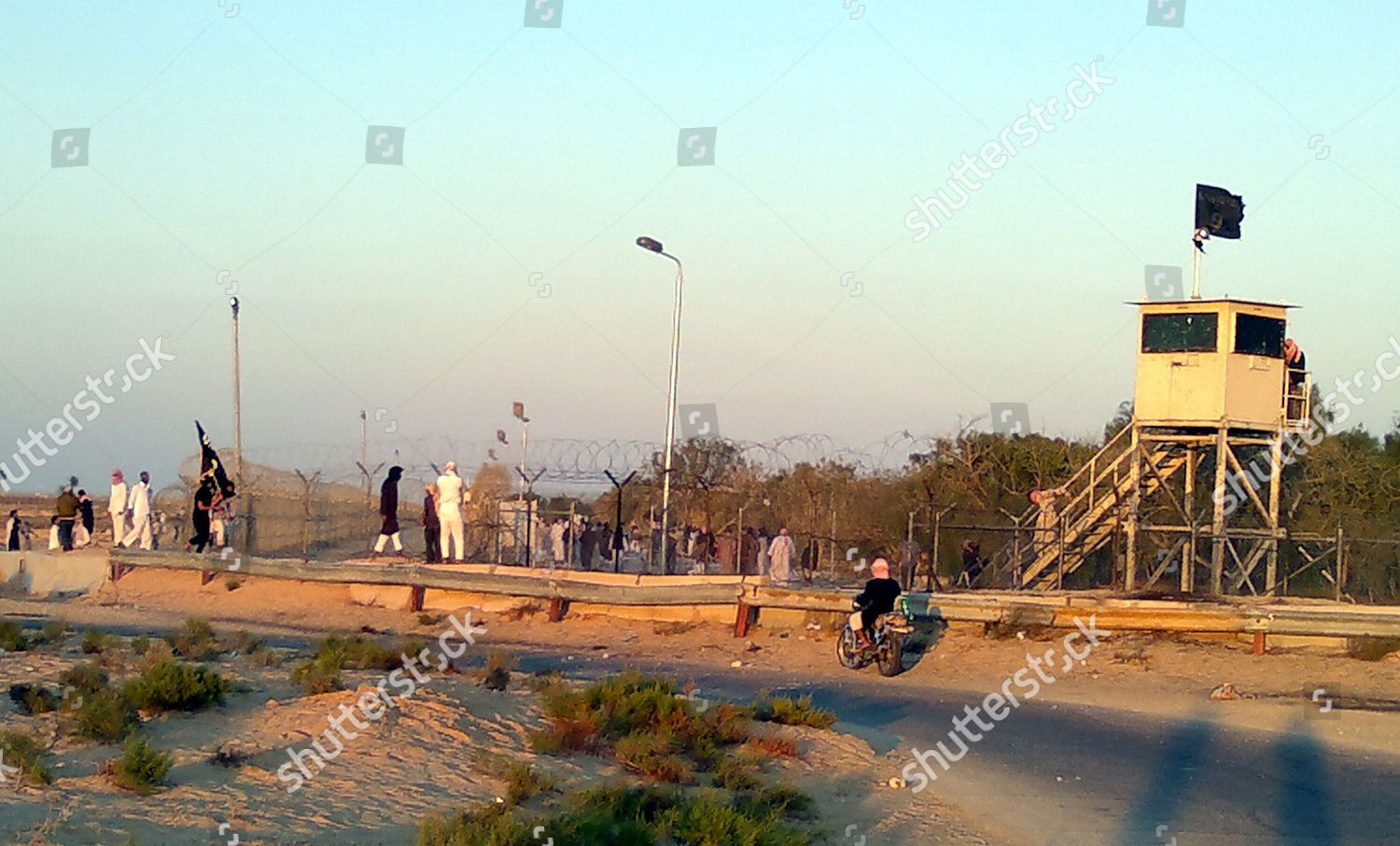 View Watchtower Peacekeeping Camp Northern Sinai Editorial Stock Photo ...