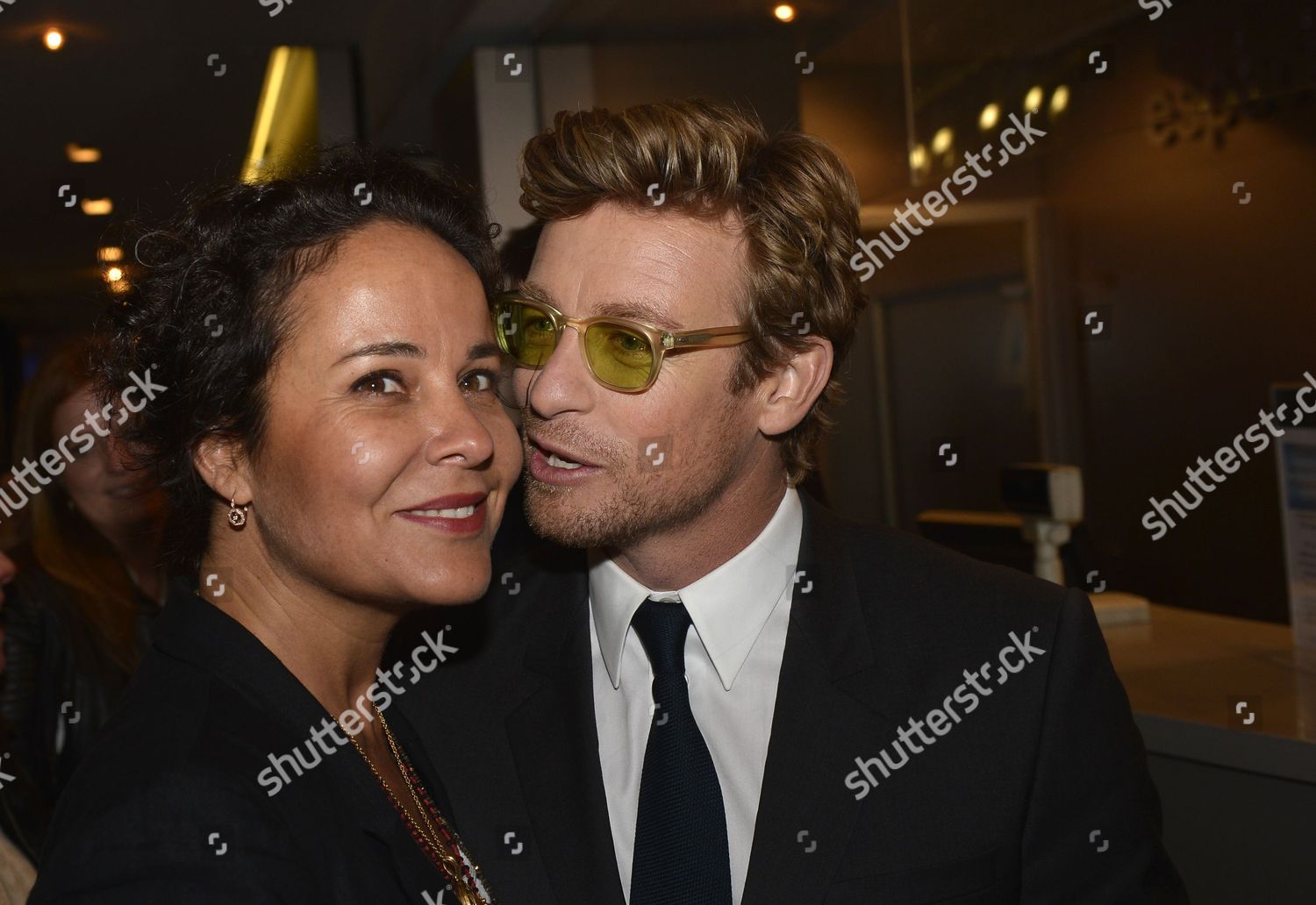 Australian Actor Simon Baker R His Editorial Stock Photo - Stock Image ...
