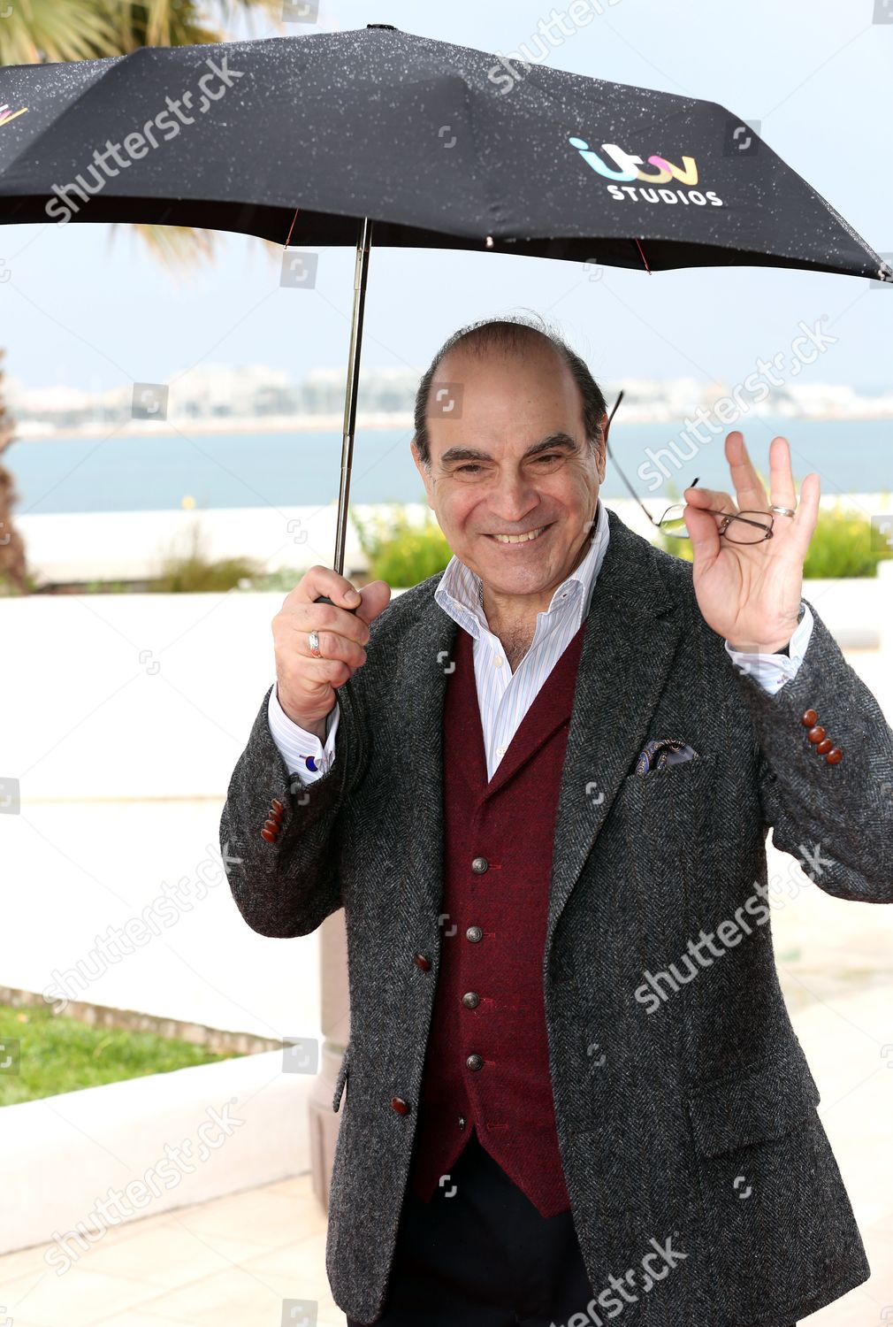 British Actor David Suchet Poses During Editorial Stock Photo - Stock ...