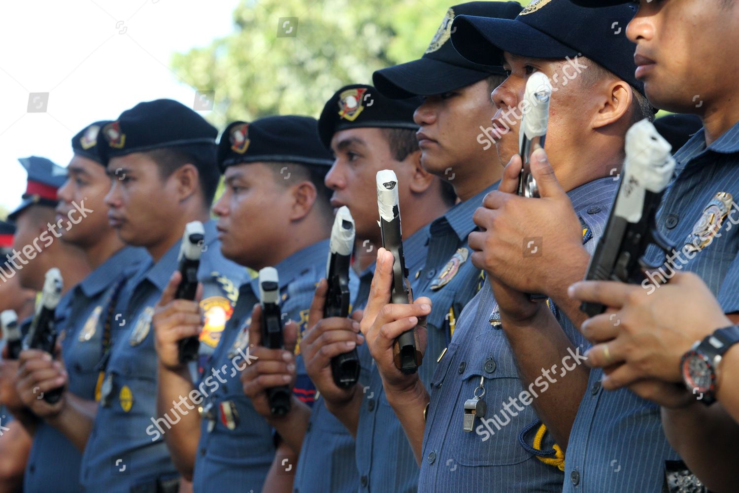 Members Philippine National Police Force Assembled Editorial Stock ...