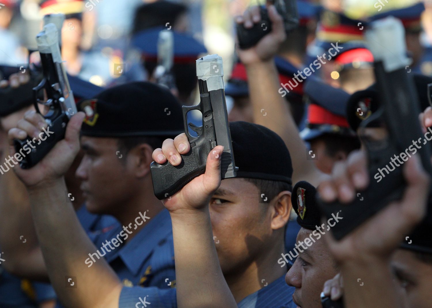 Officers Philippine National Police Force Show Editorial Stock Photo ...