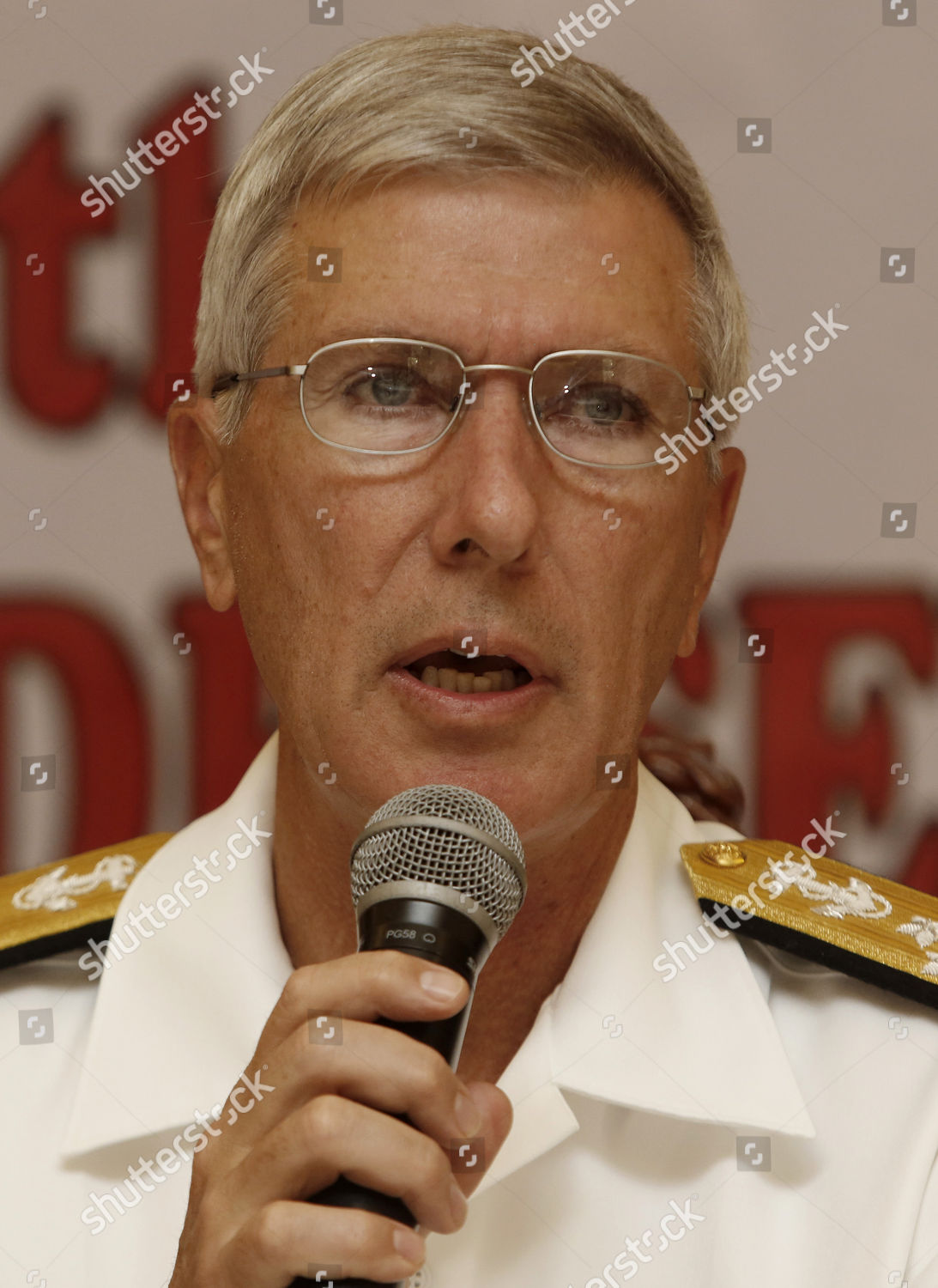 Us Admiral Samuel Locklear Commander United Editorial Stock Photo ...