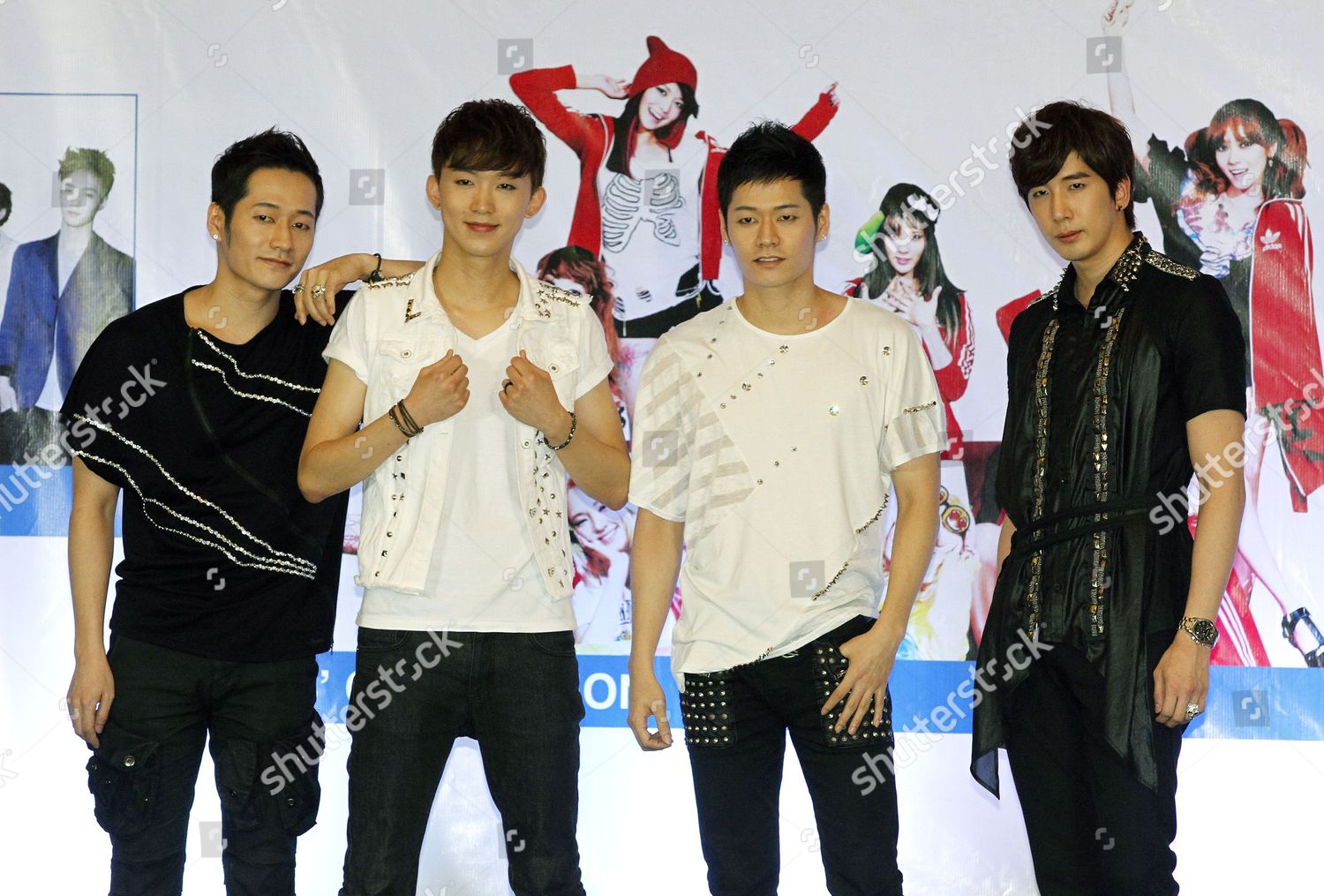 South Korean Kpops Victor Group Pose Editorial Stock Photo - Stock ...