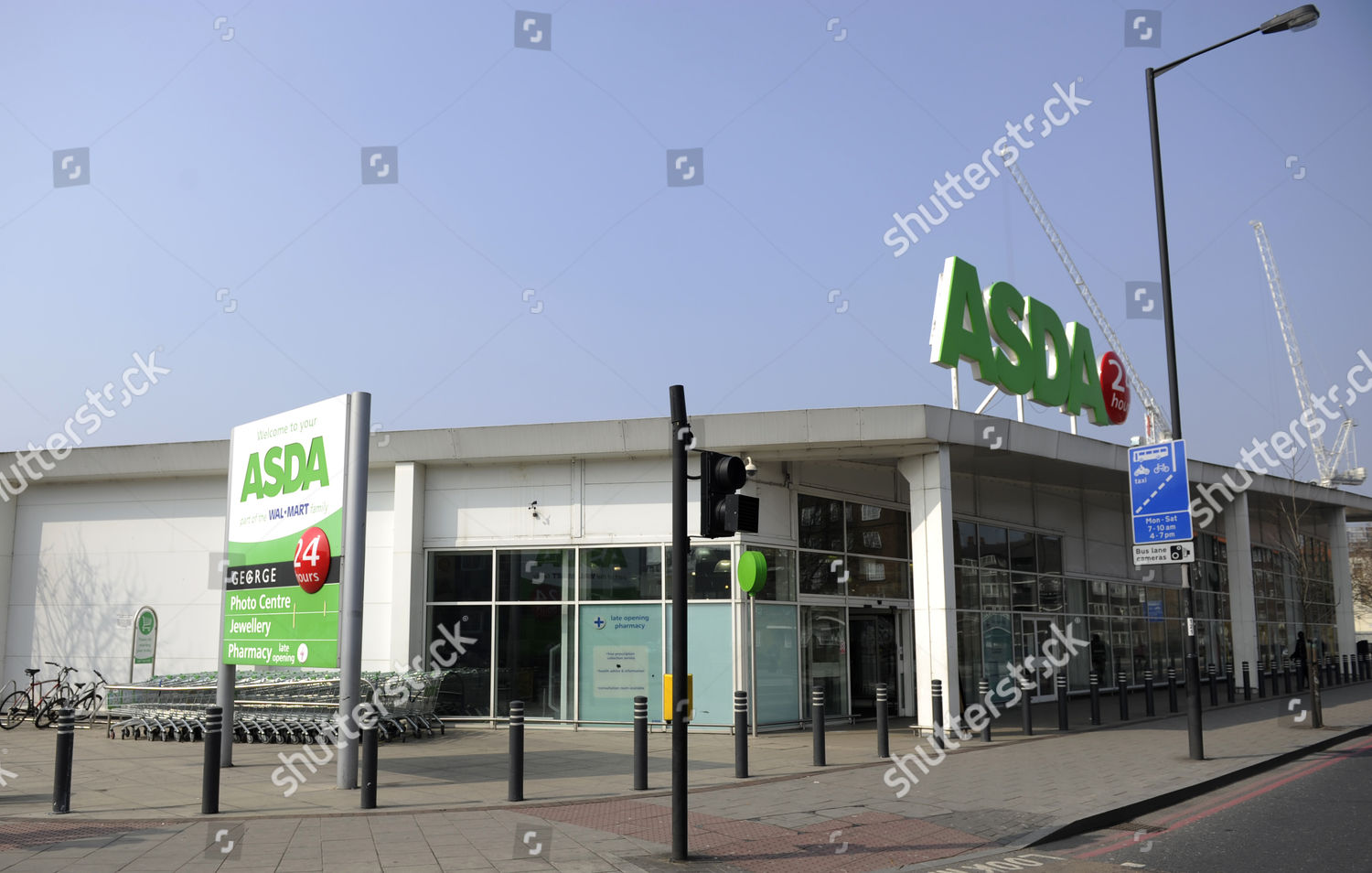 Exterior View Asda Supermarket London Britain Editorial Stock Photo ...