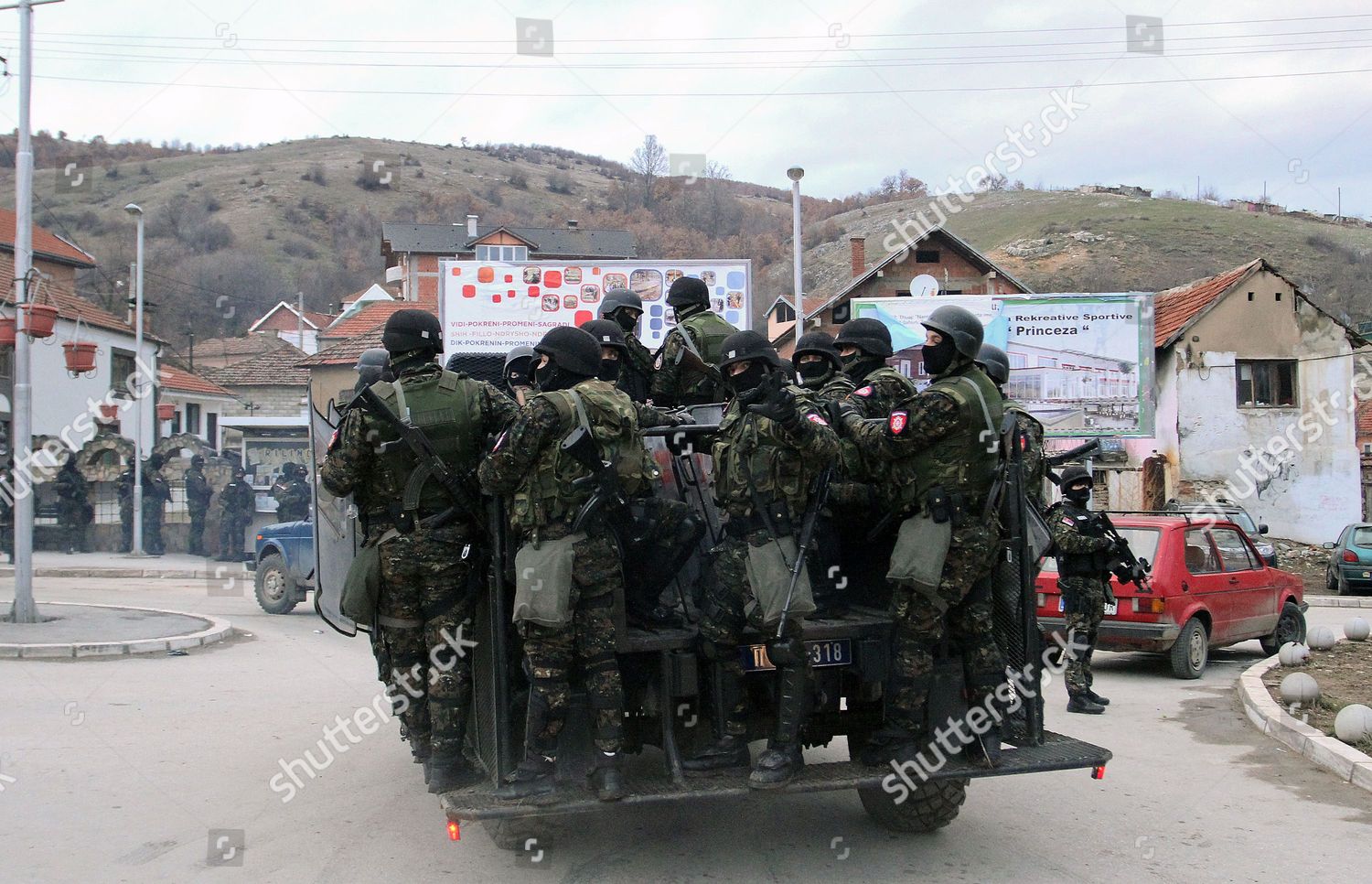 Members Serbian Special Police Unit Deployed Editorial Stock Photo ...