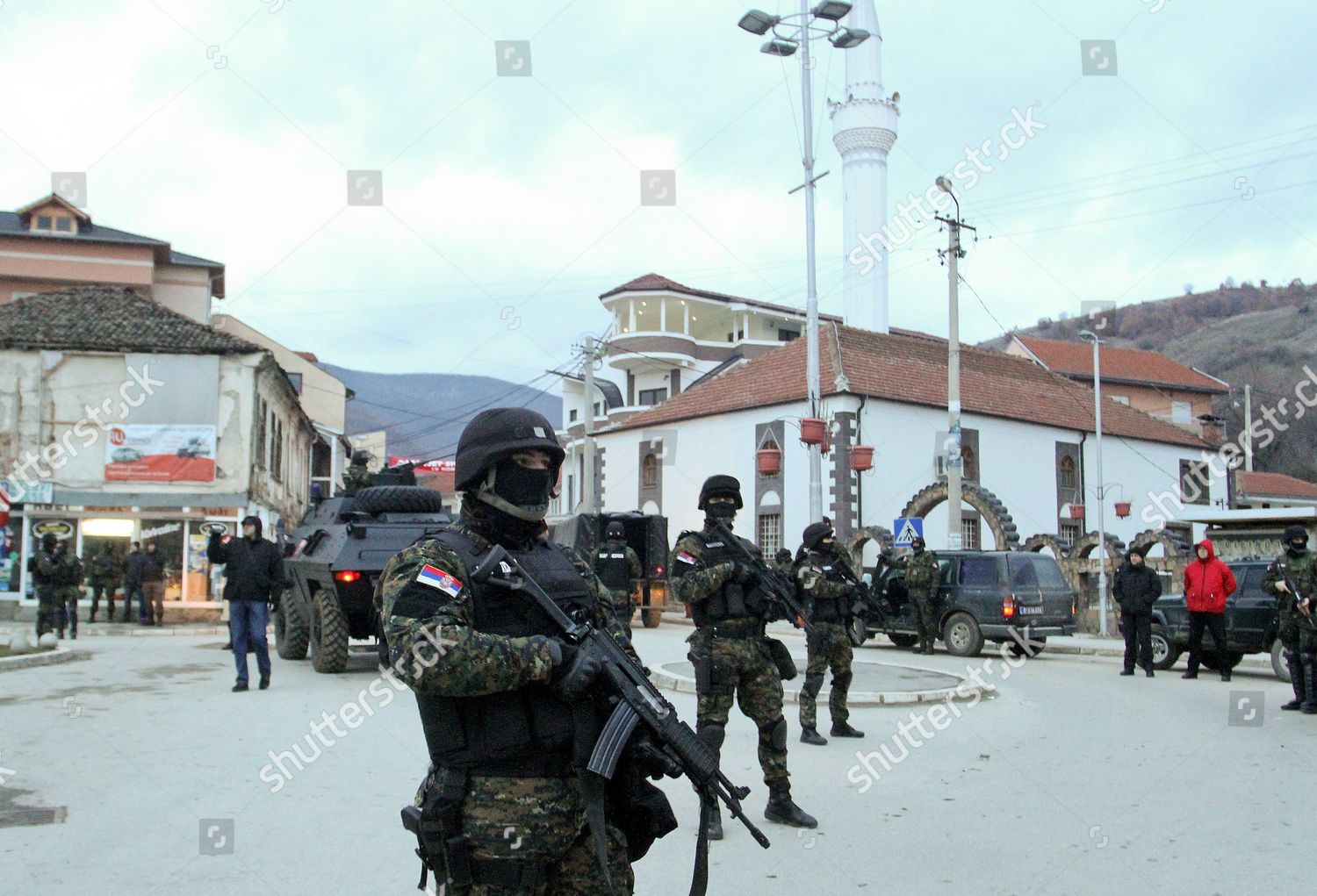 Members Serbian Special Police Unit Deployed Editorial Stock Photo ...