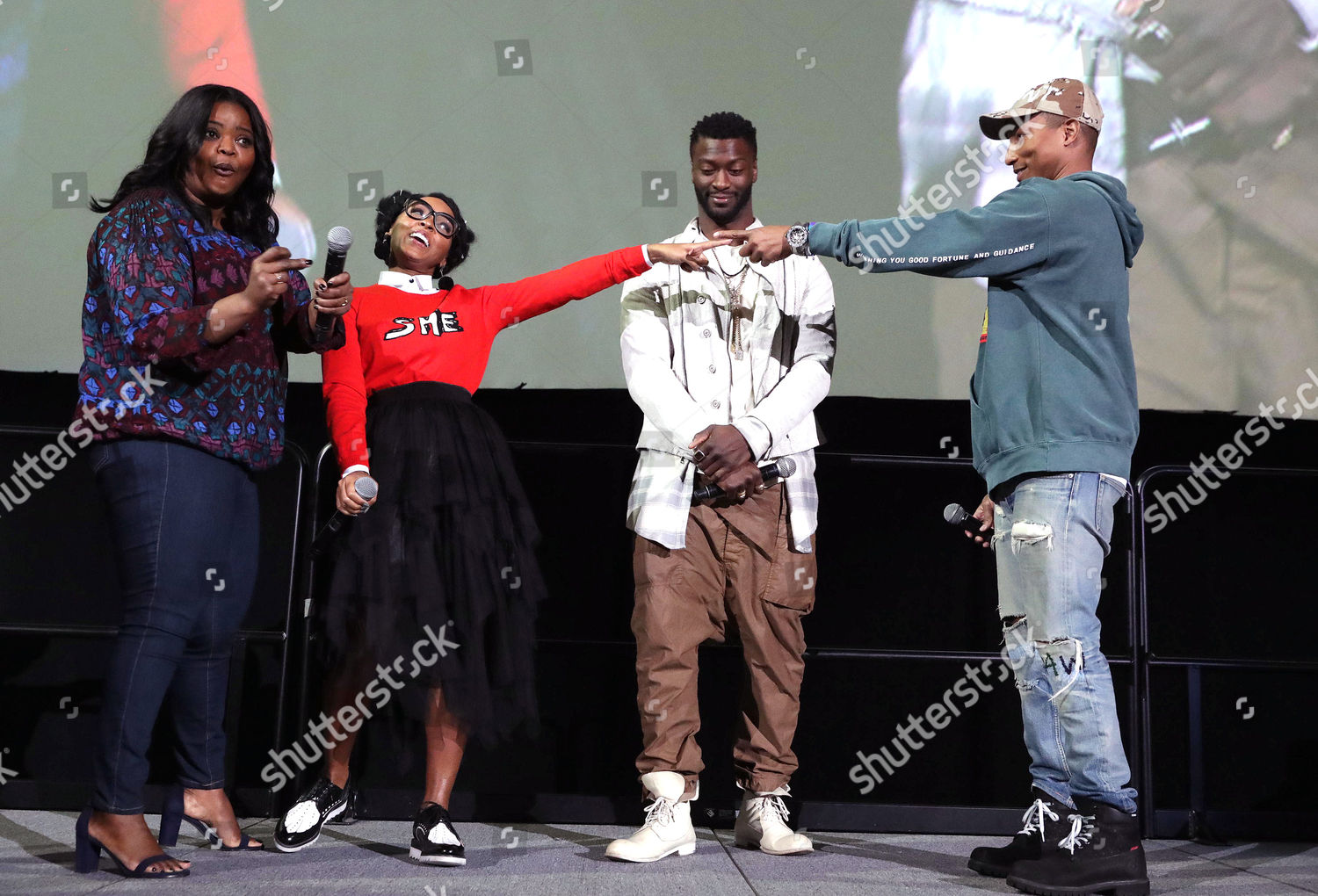 Octavia Spencer Janelle Monae Aldis Hodge Editorial Stock Photo - Stock ...
