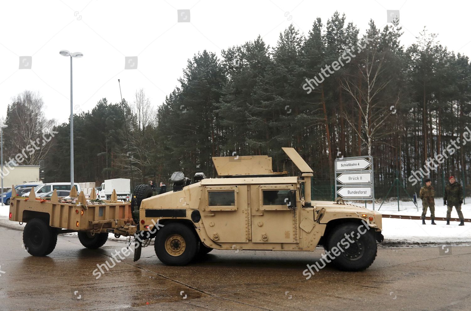 Military Humvee Part United States Convoy Editorial Stock Photo - Stock ...