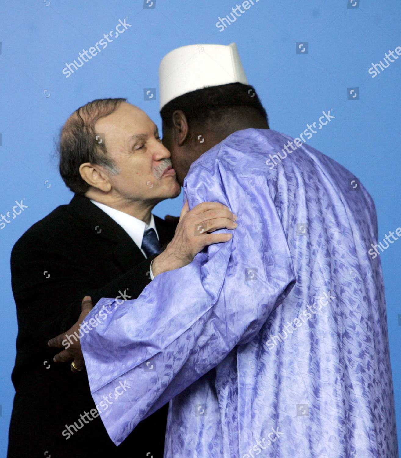 Algerian President Abdelaziz Bouteflika L Welcomes Editorial Stock ...