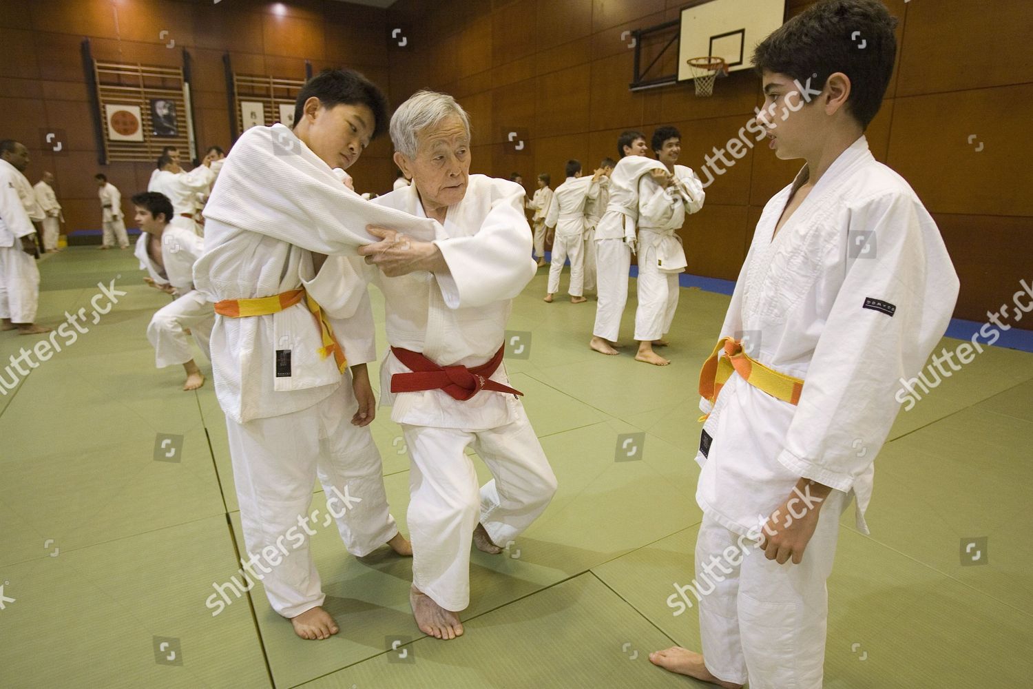 Japanese Sensei Ichiro Abe C Teaches Editorial Stock Photo - Stock ...
