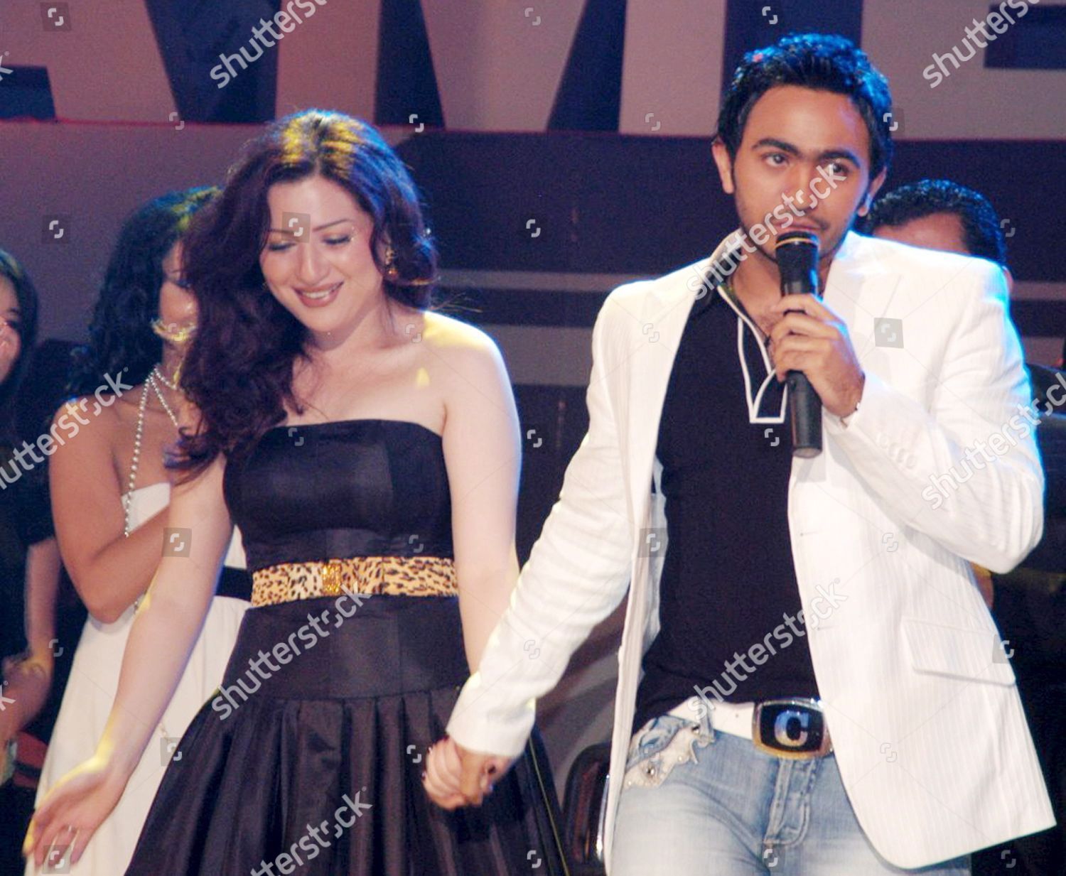 Egyptian Singer Tamer Hosny R Performs Editorial Stock Photo - Stock ...