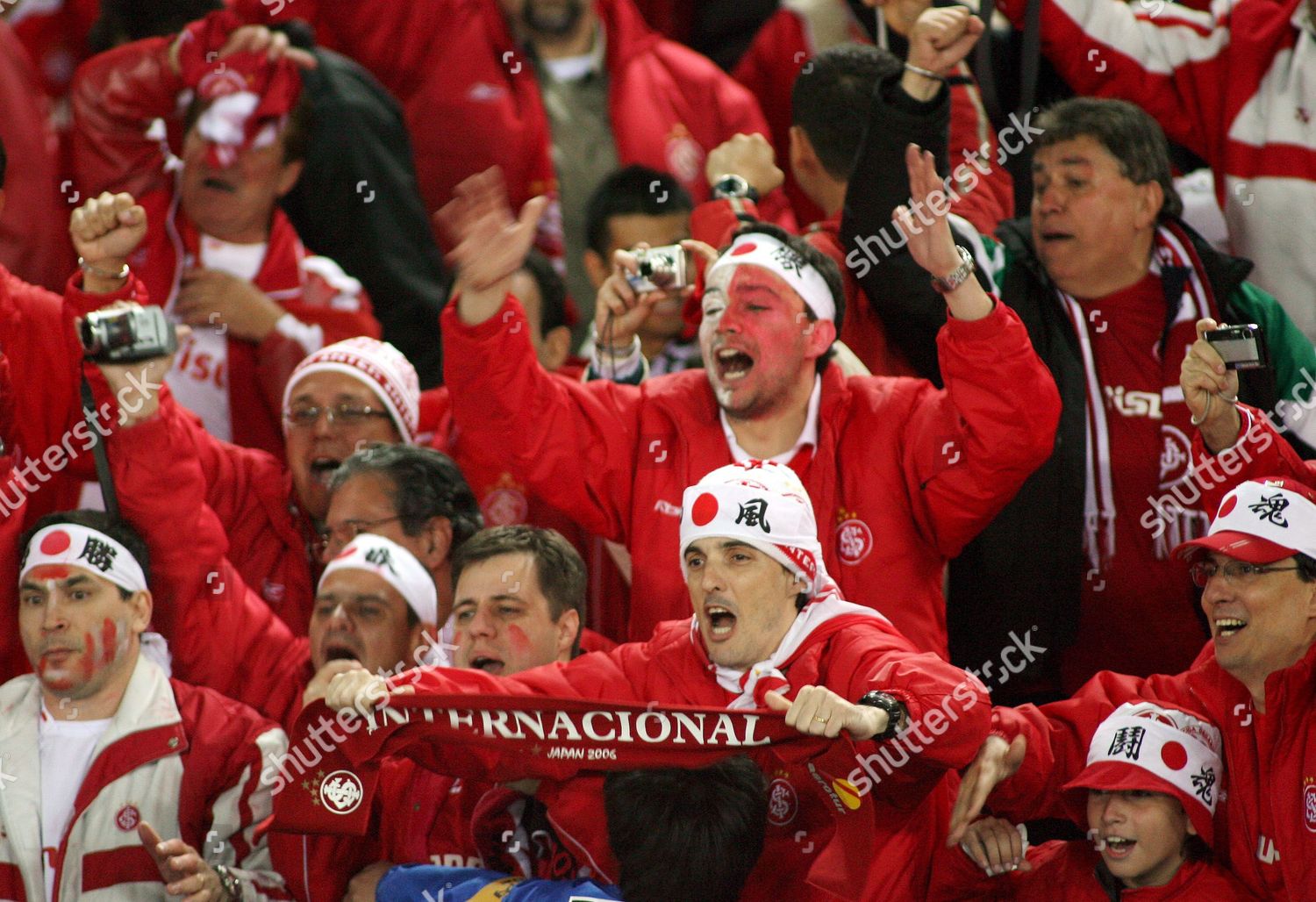 Brazilian Club Sc Internationals Fans Celebrate Editorial Stock Photo ...