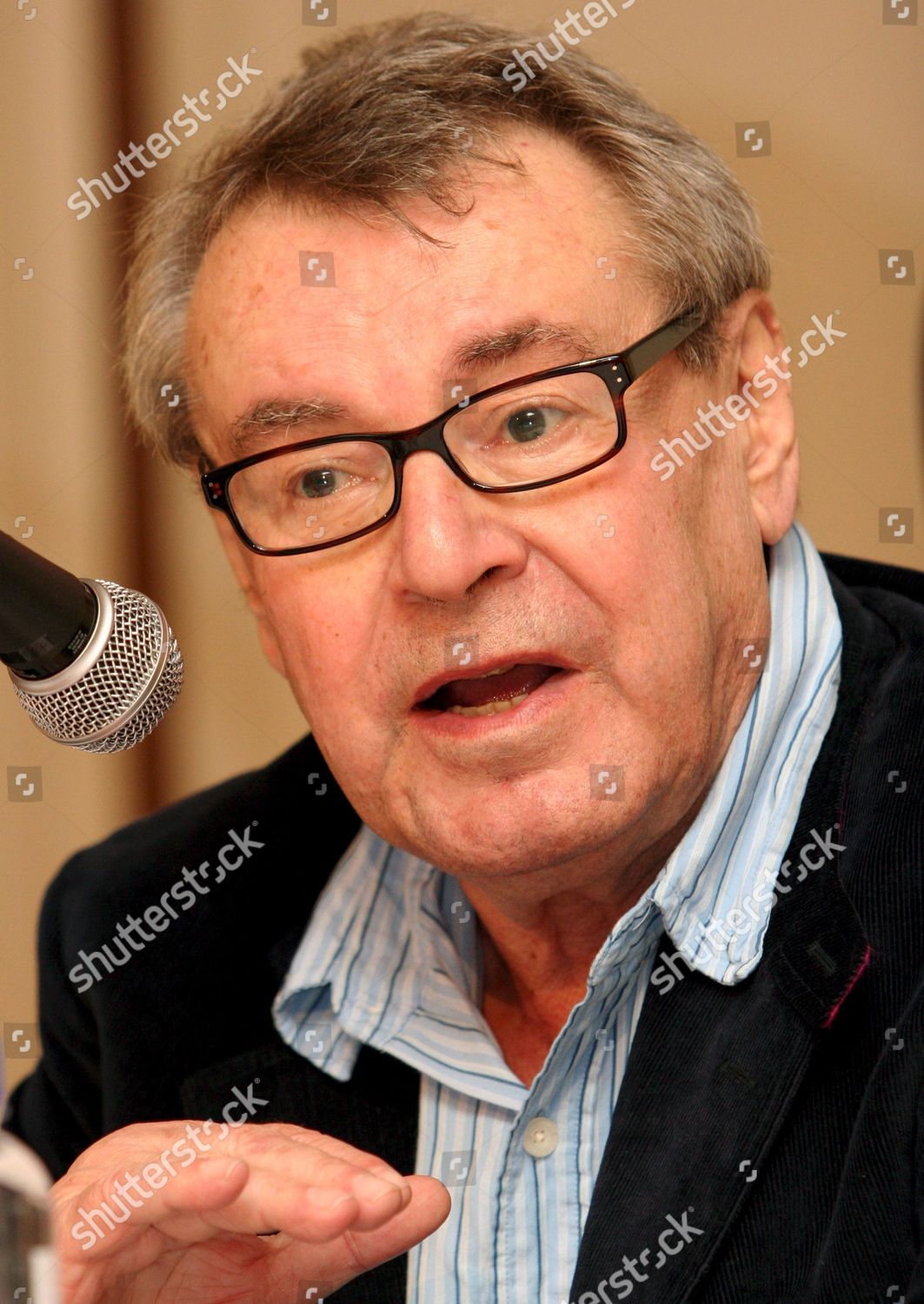 Czech Film Director Milos Forman Speaks Editorial Stock Photo - Stock ...