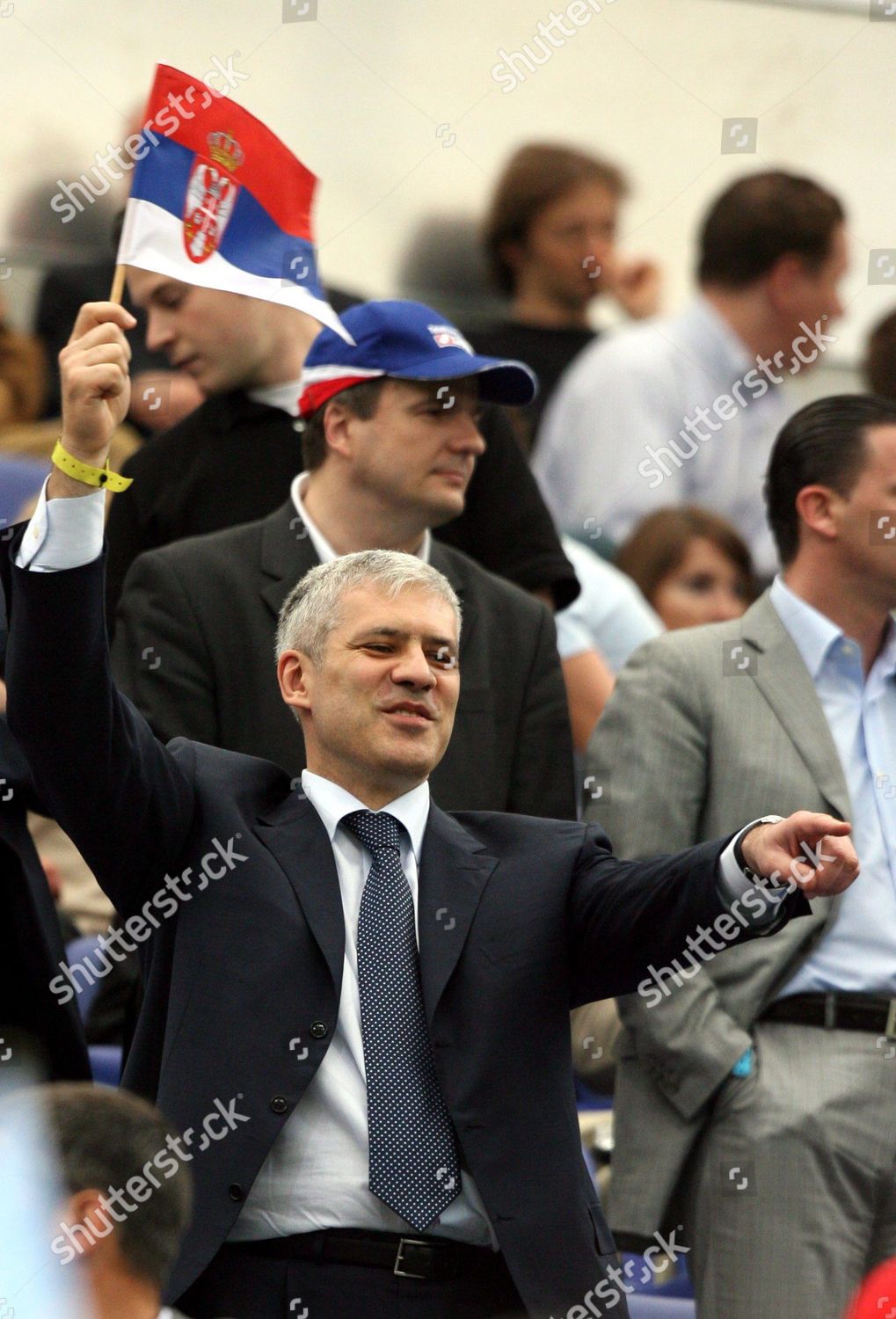 Boris Tadic President Serbiamontenegro Waves Small Editorial Stock ...