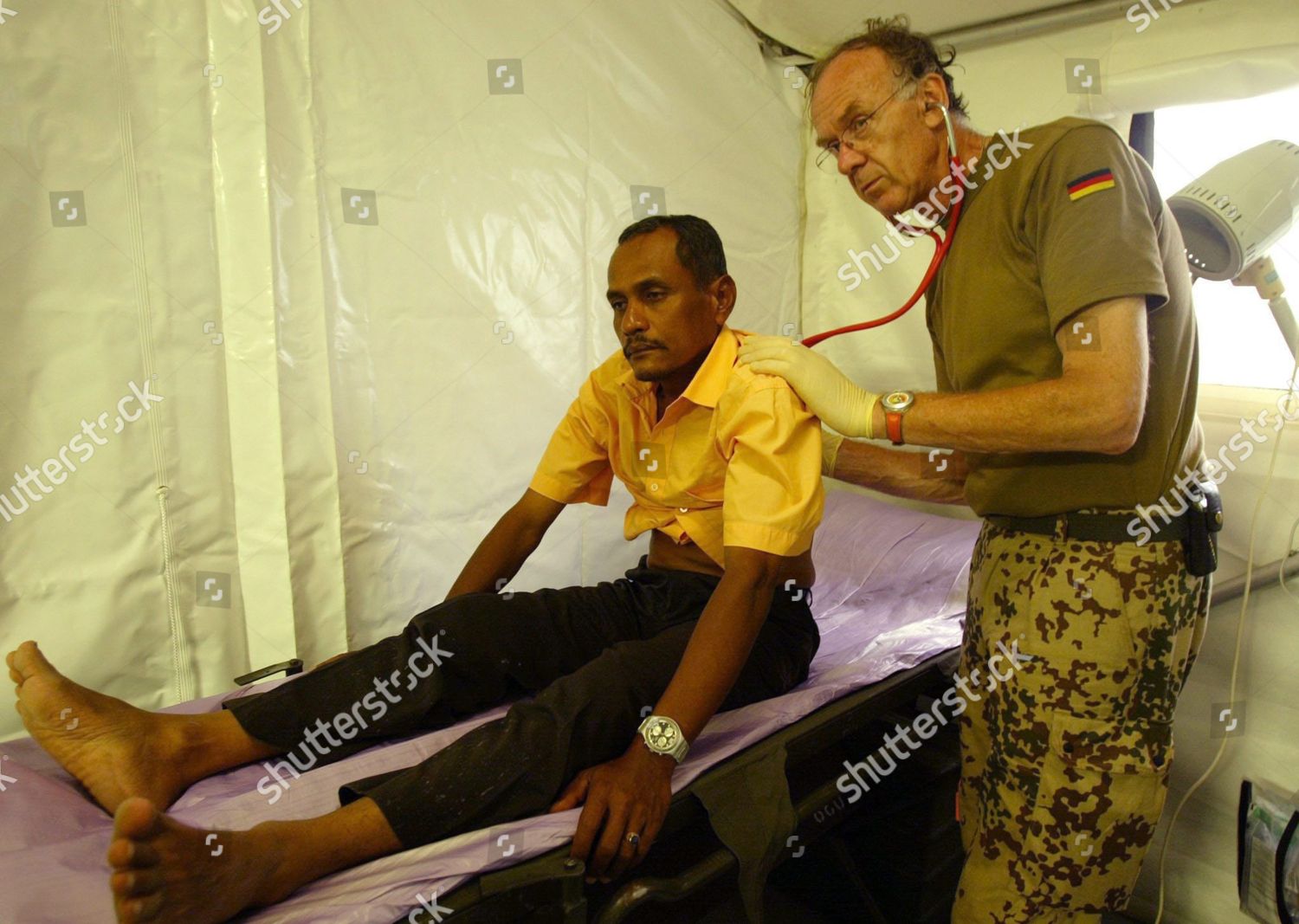 German Military Doctor Wigger Fritz Examines Editorial Stock Photo ...