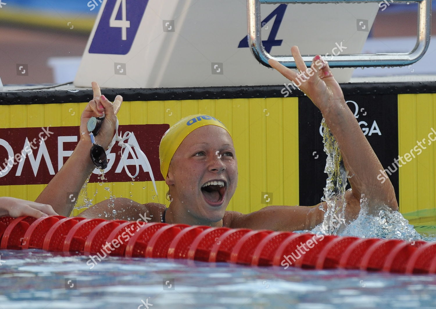 Sarah Sjostorm Sweden Celebrates New World Editorial Stock Photo ...