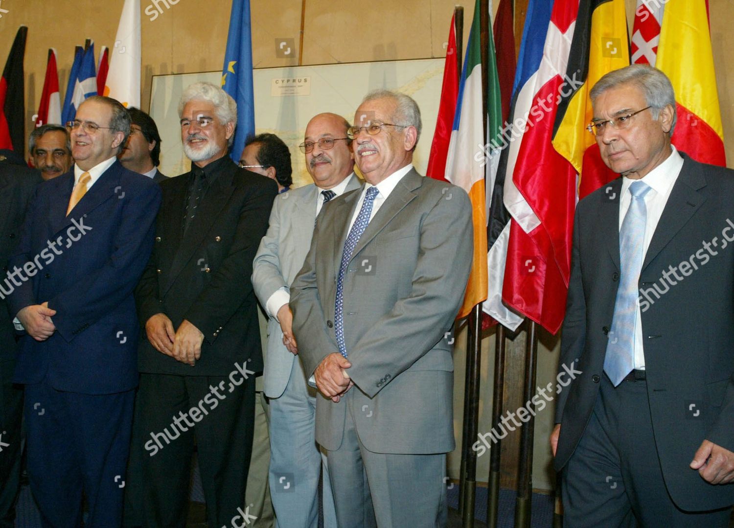 Six Cypriot European Parliament Members Were Editorial Stock Photo ...