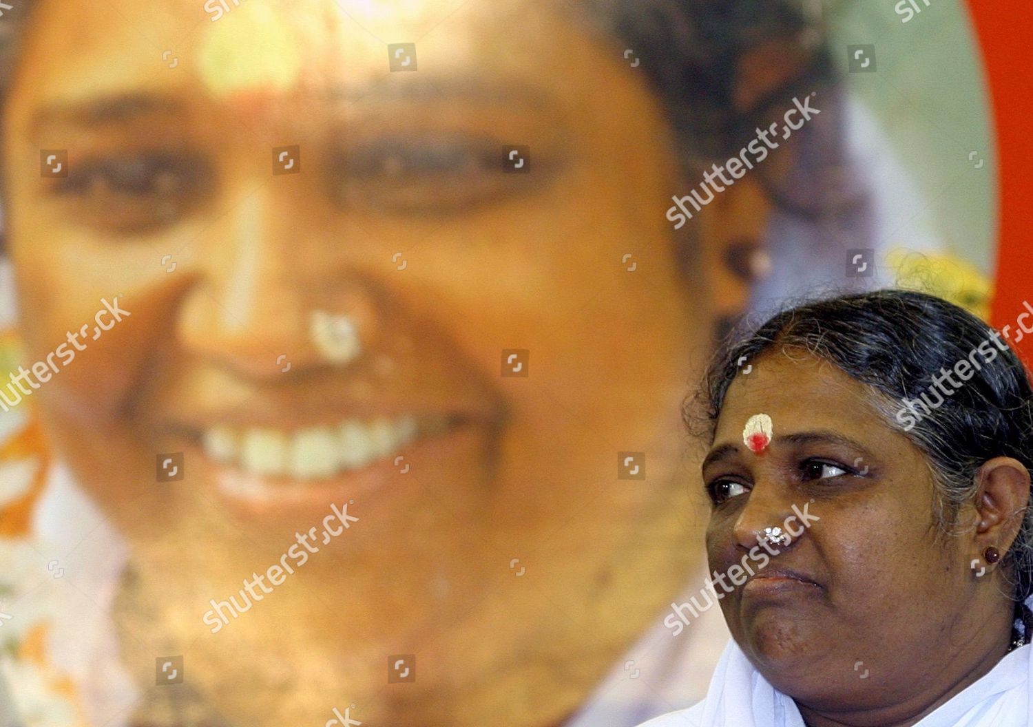 Indias Famous Woman Guru Sri Mata Editorial Stock Photo - Stock Image ...