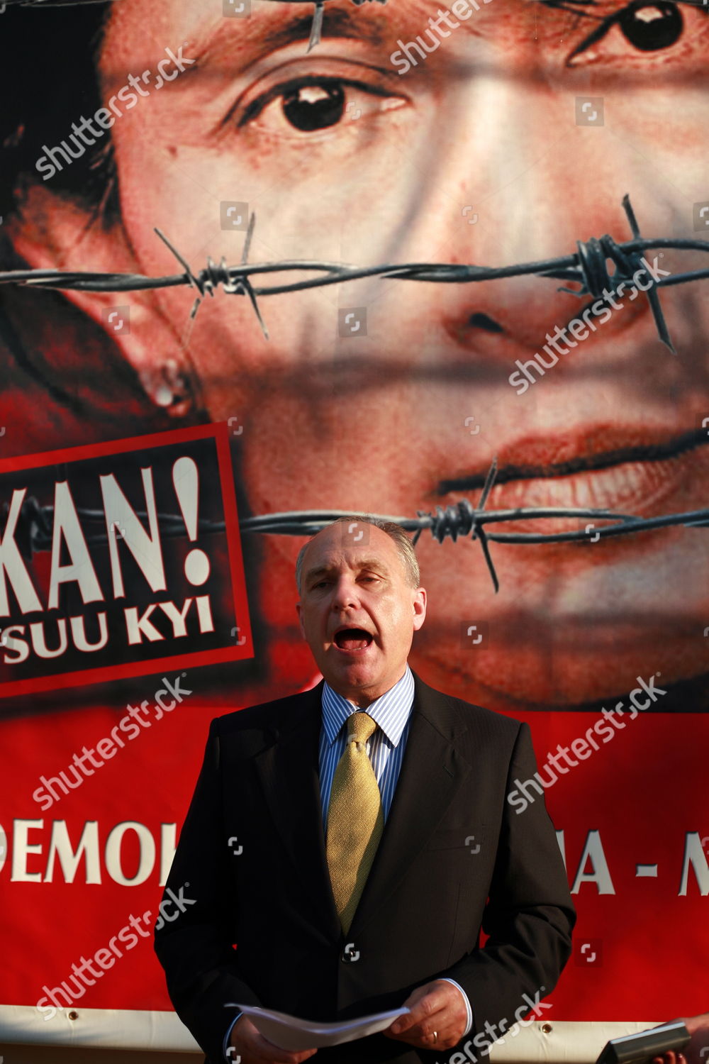 British Ambassador Indonesia Martin Hatfull Talks Editorial Stock Photo ...