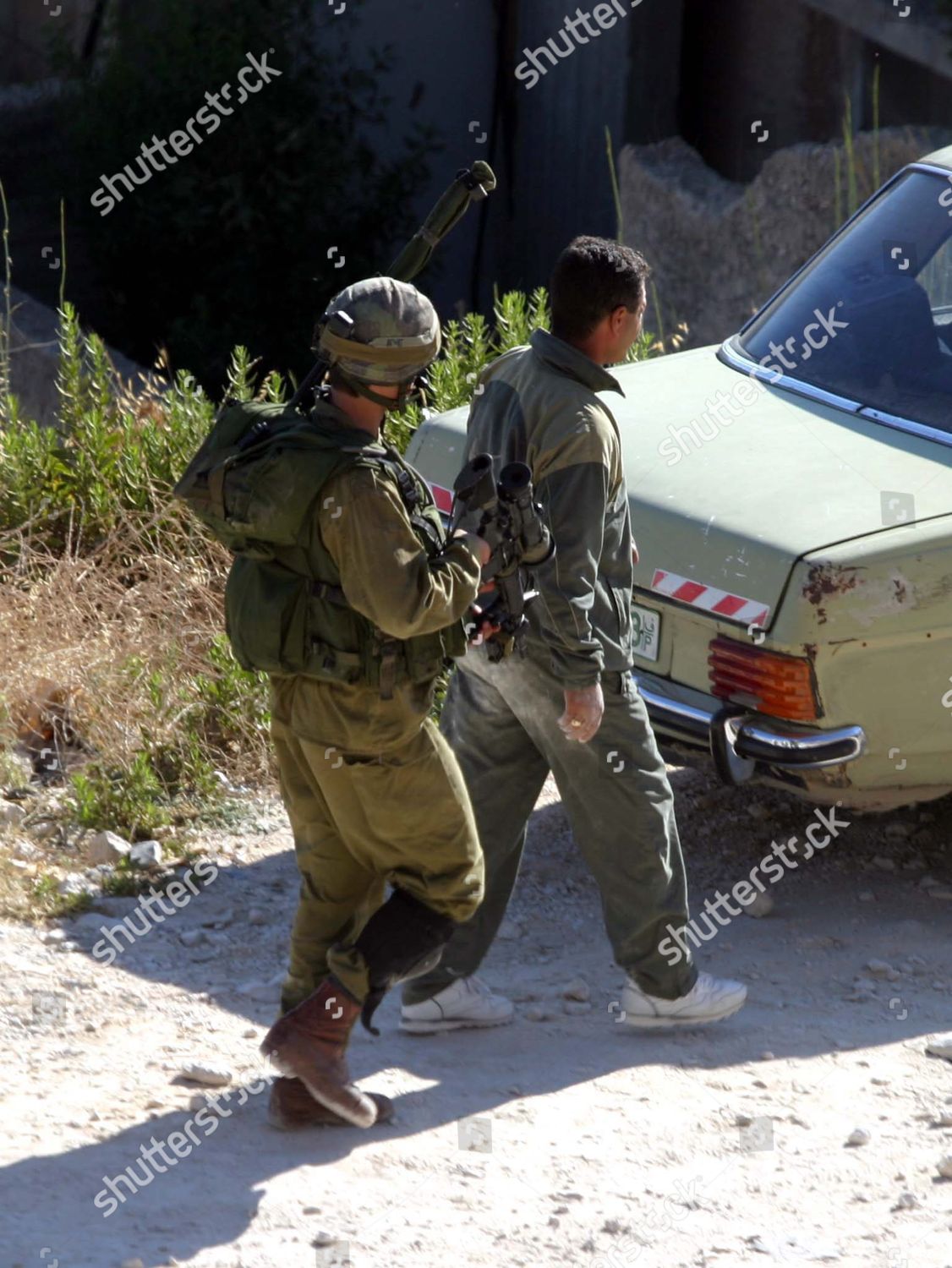 Israeli Soldiers Arrest Palestinian Khaled Awade Editorial Stock Photo ...