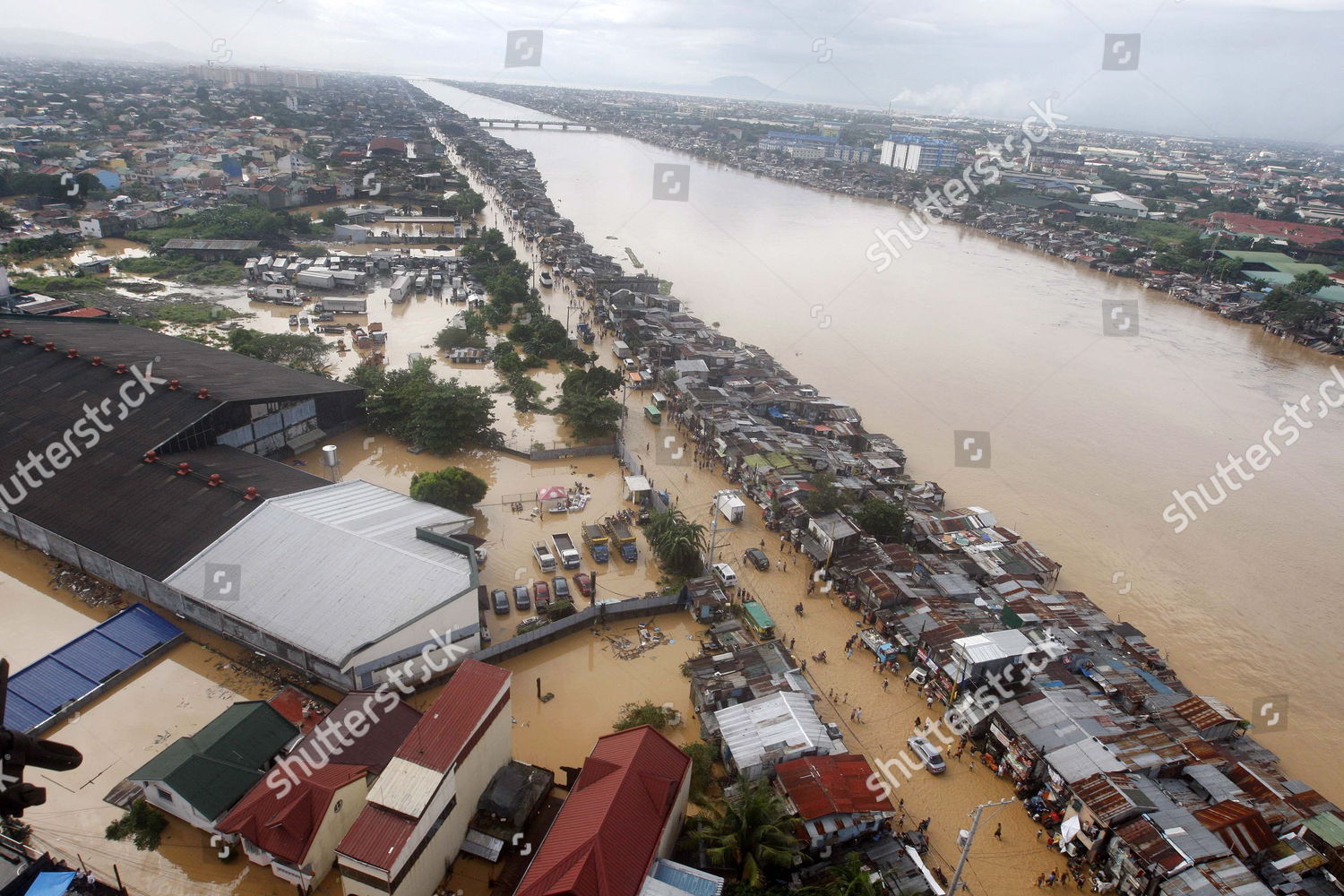 Aerial View Aboard Philippine Airforce Chopper Editorial Stock Photo ...