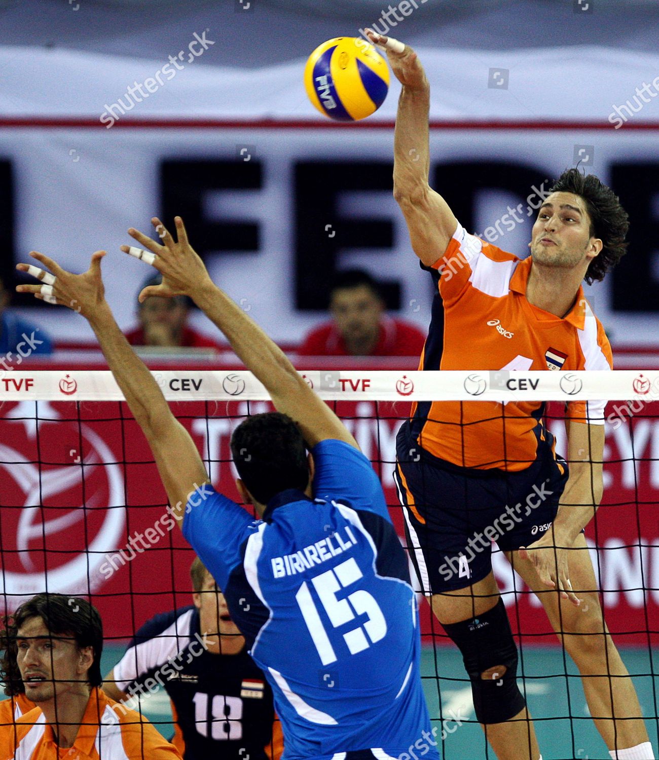 Netherlandss Robert Horstink R Spikes Over Editorial Stock Photo ...