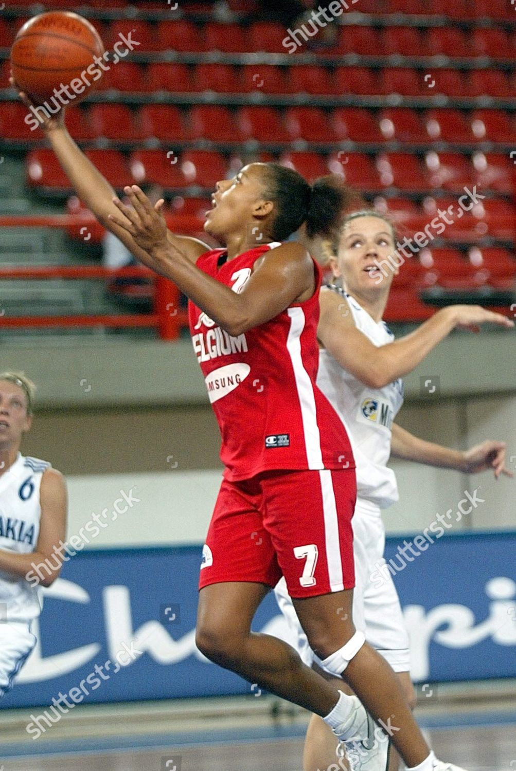 Belgiums Kathy Wamby L Scores Past Editorial Stock Photo - Stock Image ...