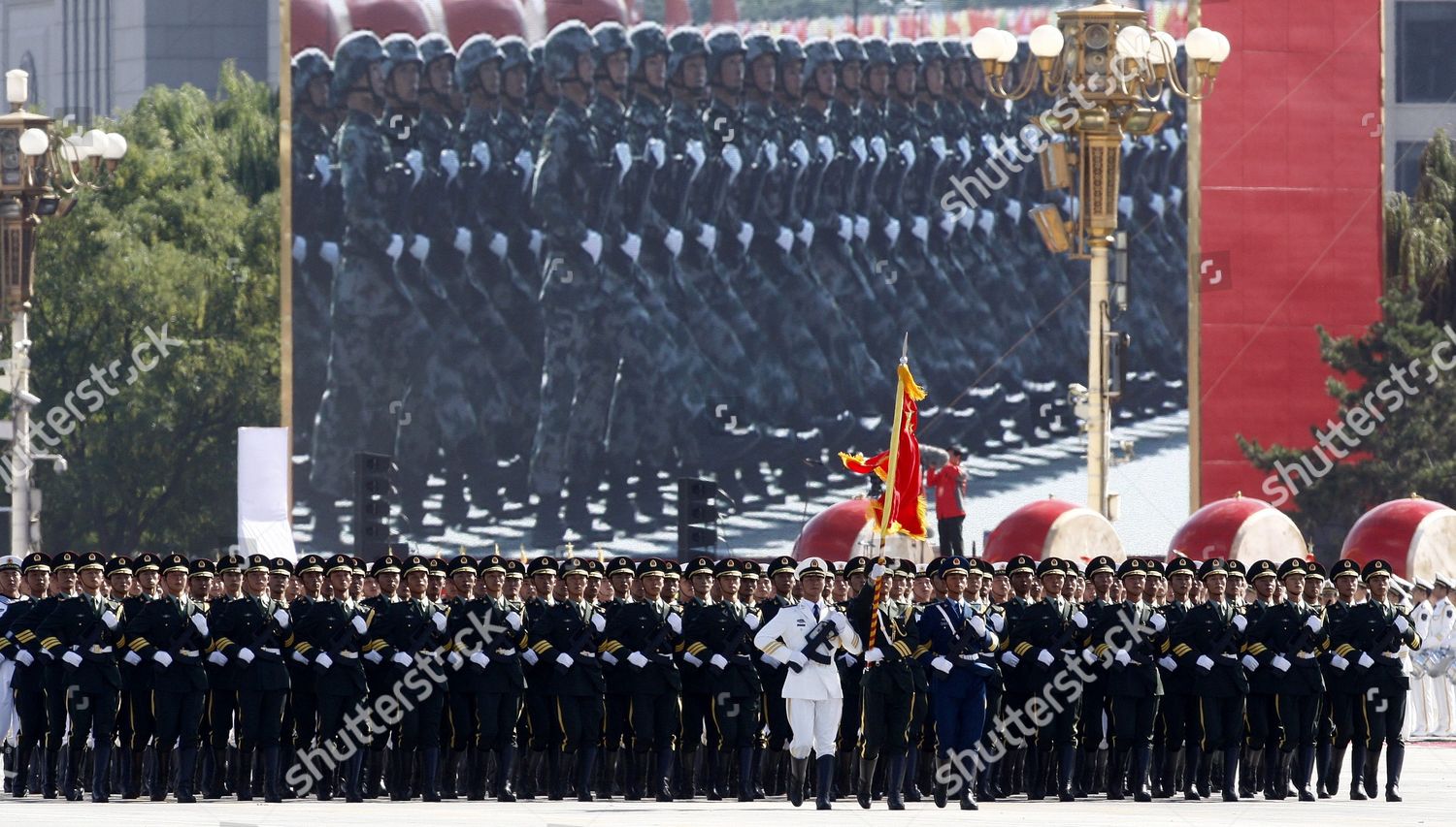 Platoon Soldiers Participate Parade Celebrating 60th Editorial Stock ...
